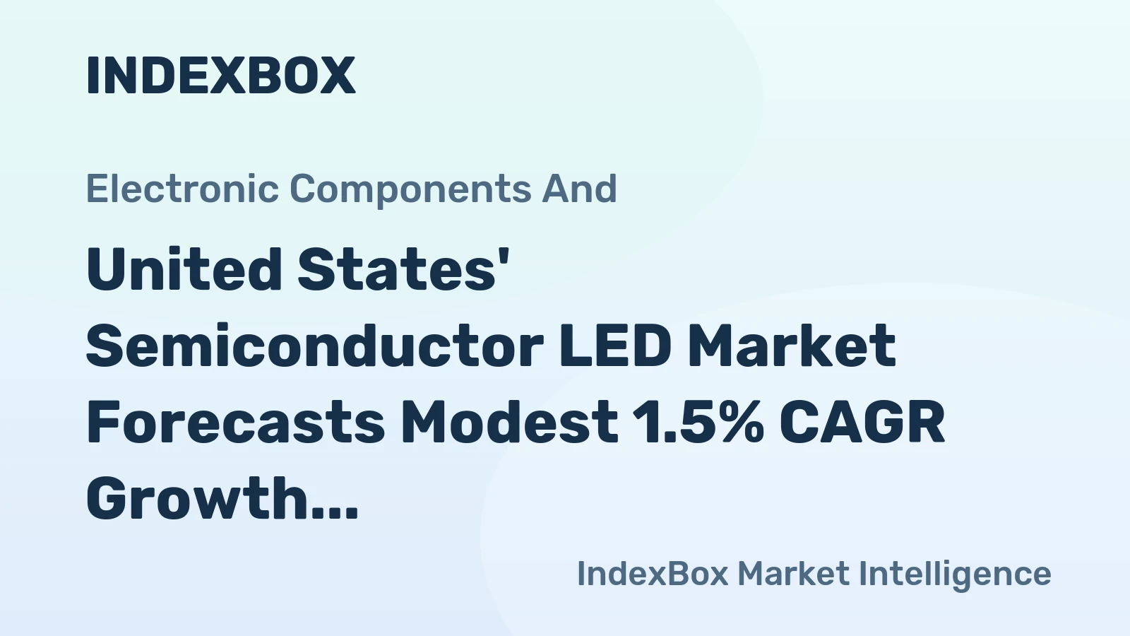 United States' Semiconductor LED Market Forecasts Modest 1.5% CAGR Growth Following 2024 Contraction
