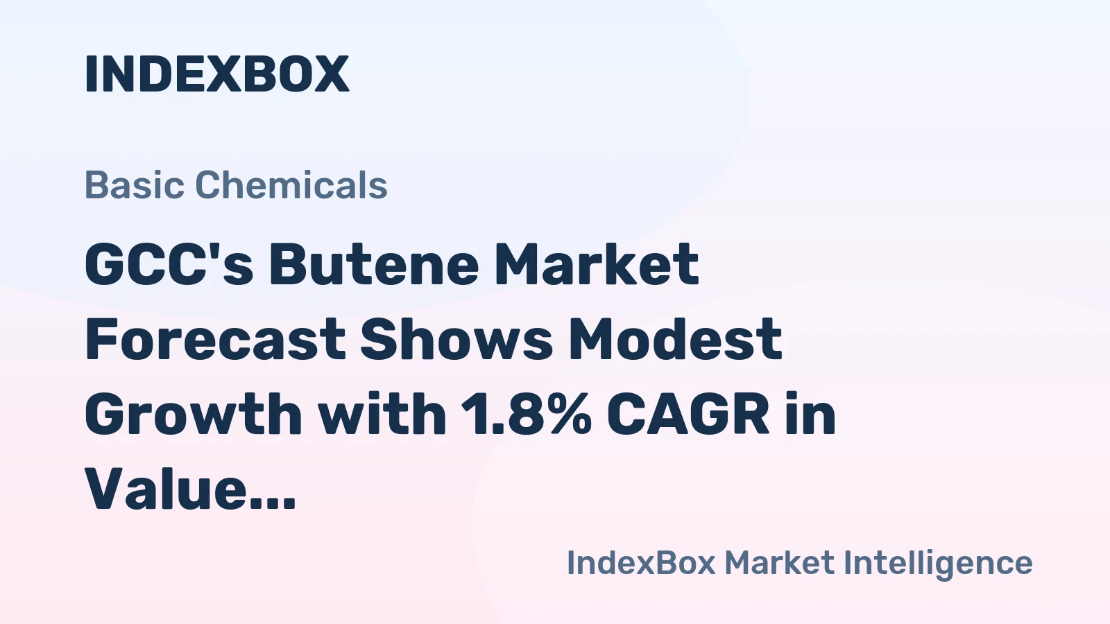 GCC's Butene Market Forecast Shows Modest Growth with 1.8% CAGR in Value Through 2035