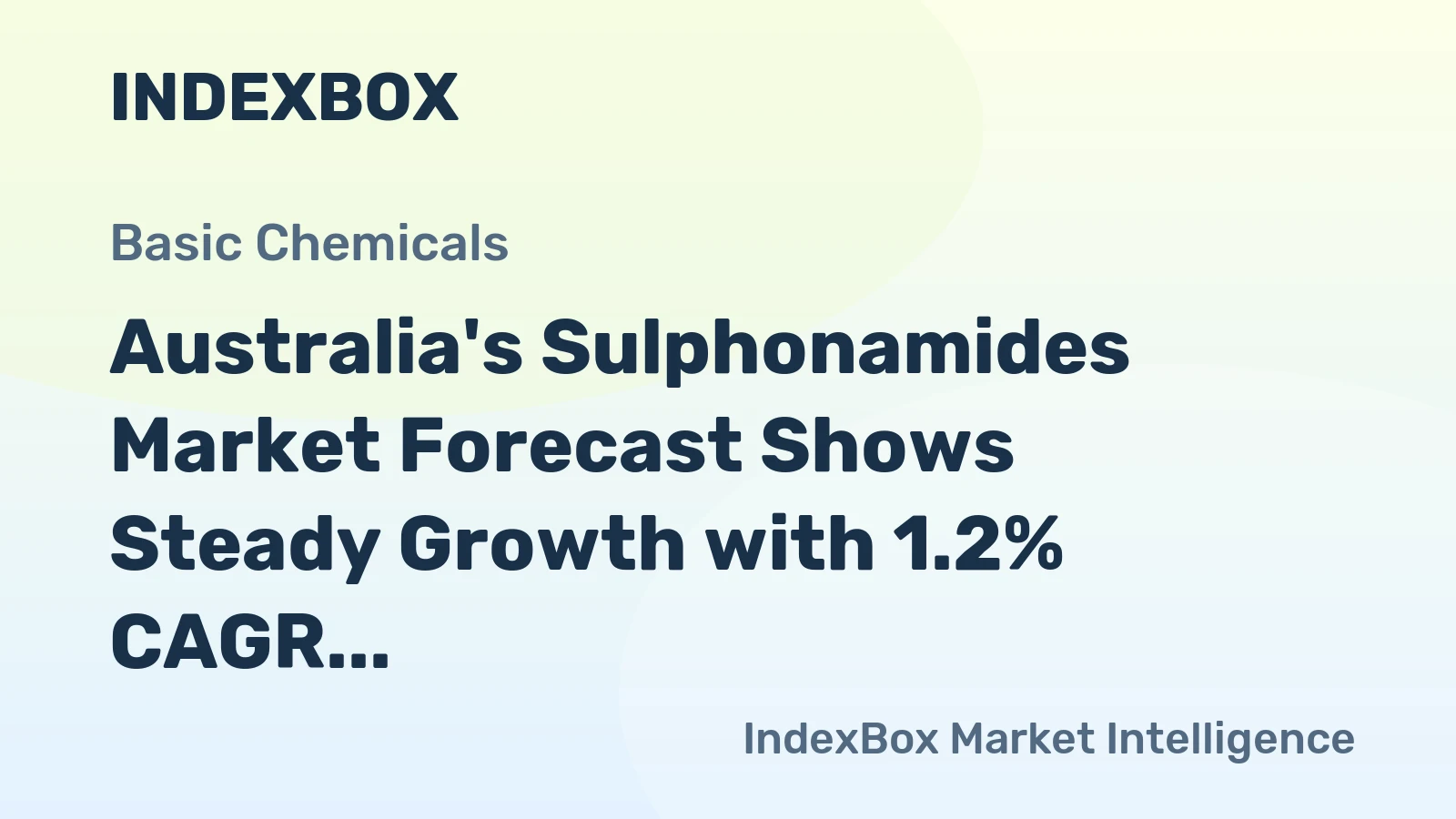 Australia's Sulphonamides Market Forecast Shows Steady Growth with 1.2% CAGR Through 2035