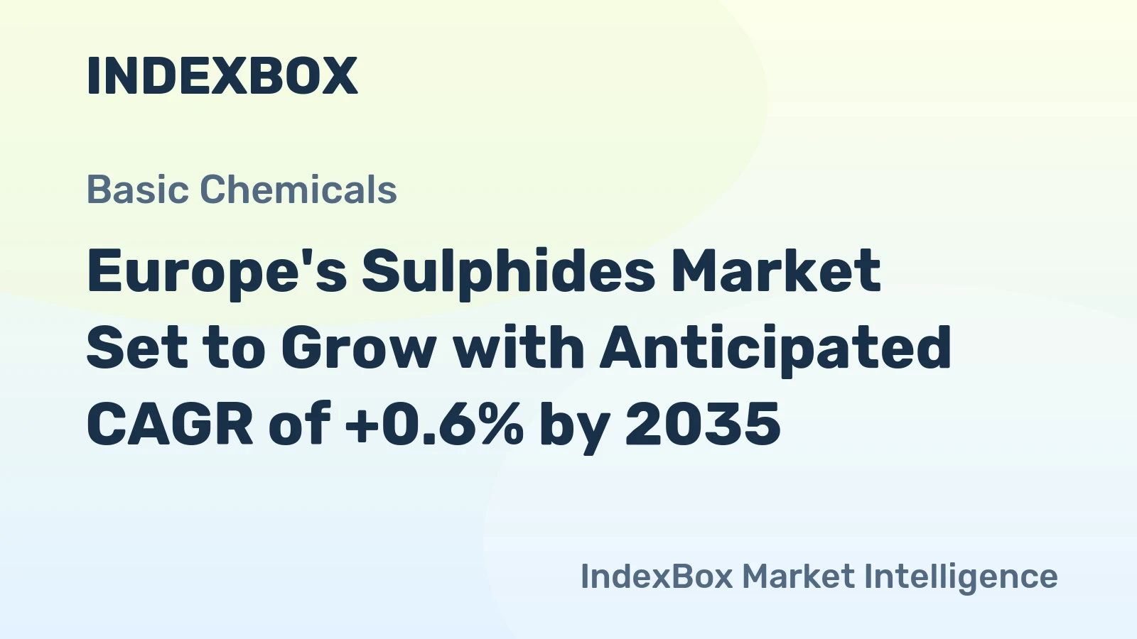 Europe's Sulphides Market Set to Grow with Anticipated CAGR of +0.6% by 2035