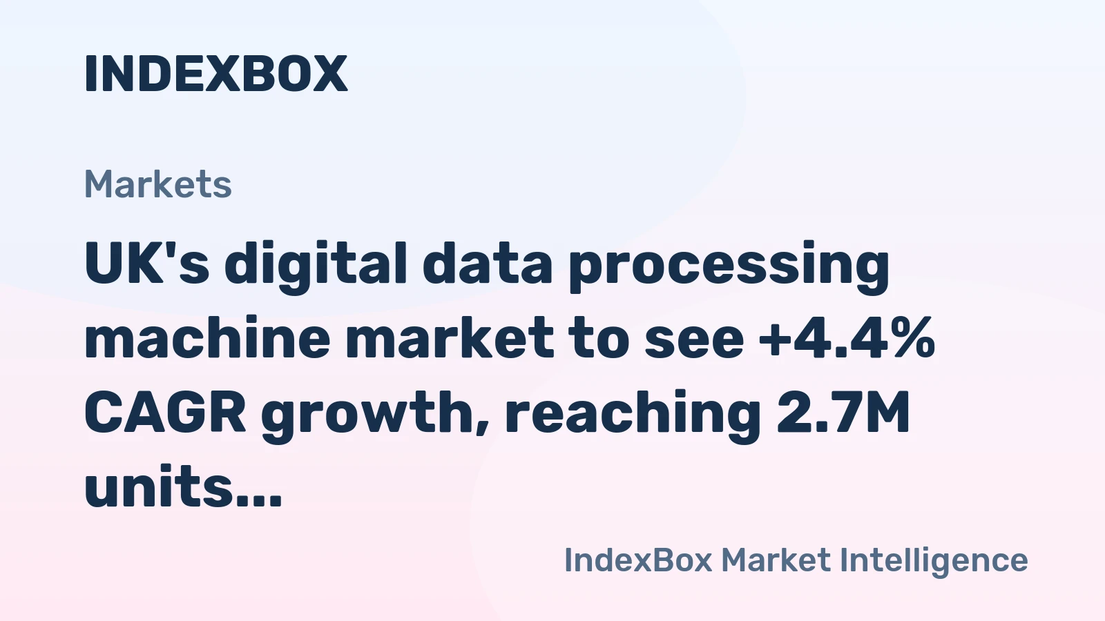 UK's digital data processing machine market to see +4.4% CAGR growth, reaching 2.7M units by 2035