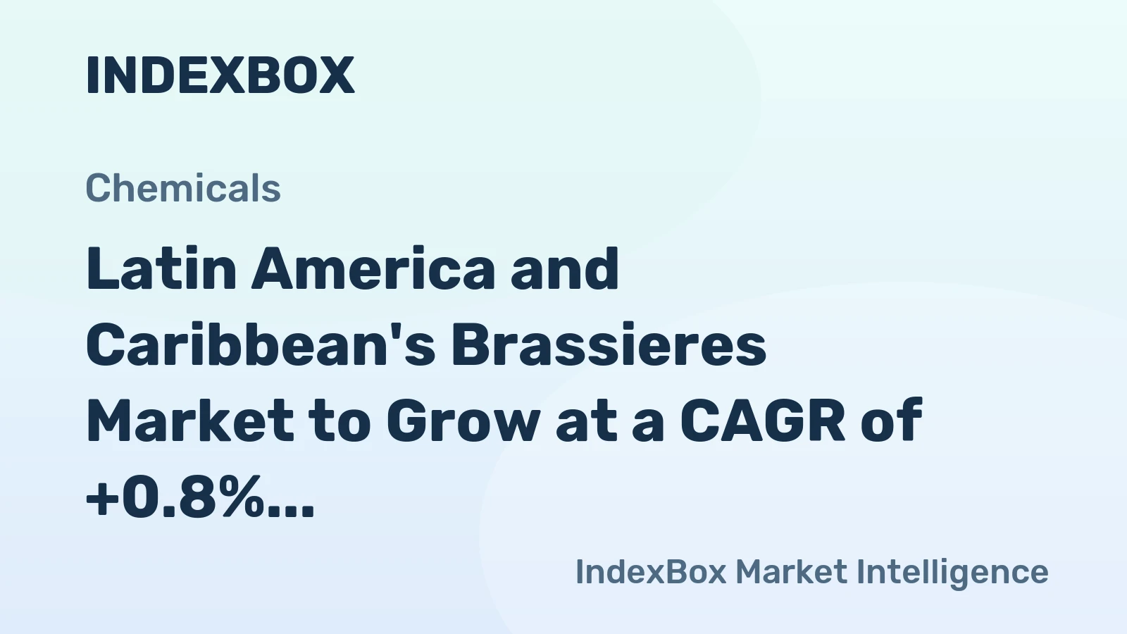 Latin America and Caribbean's Brassieres Market to Grow at a CAGR of +0.8% through 2035, Reaching $2.4 Billion in Value