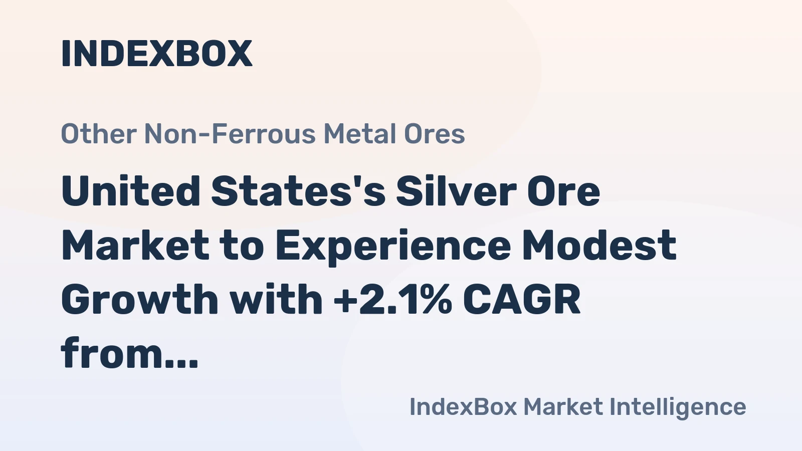United States's Silver Ore Market to Experience Modest Growth with +2.1% CAGR from 2024-2035, Reaching $7.2M in Value