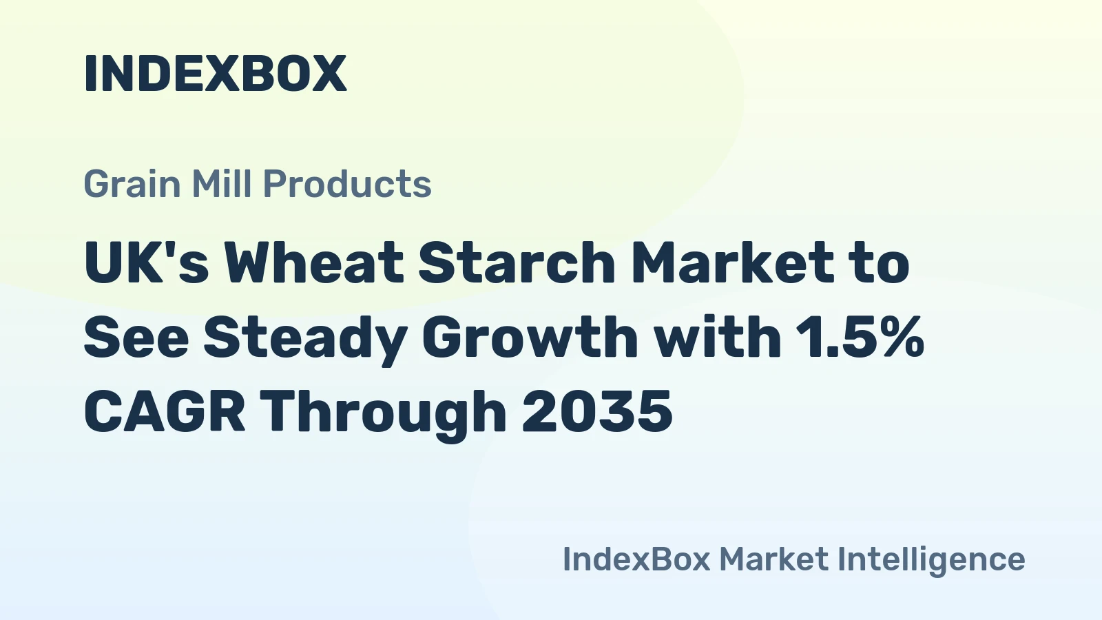UK's Wheat Starch Market to See Steady Growth with 1.5% CAGR Through 2035