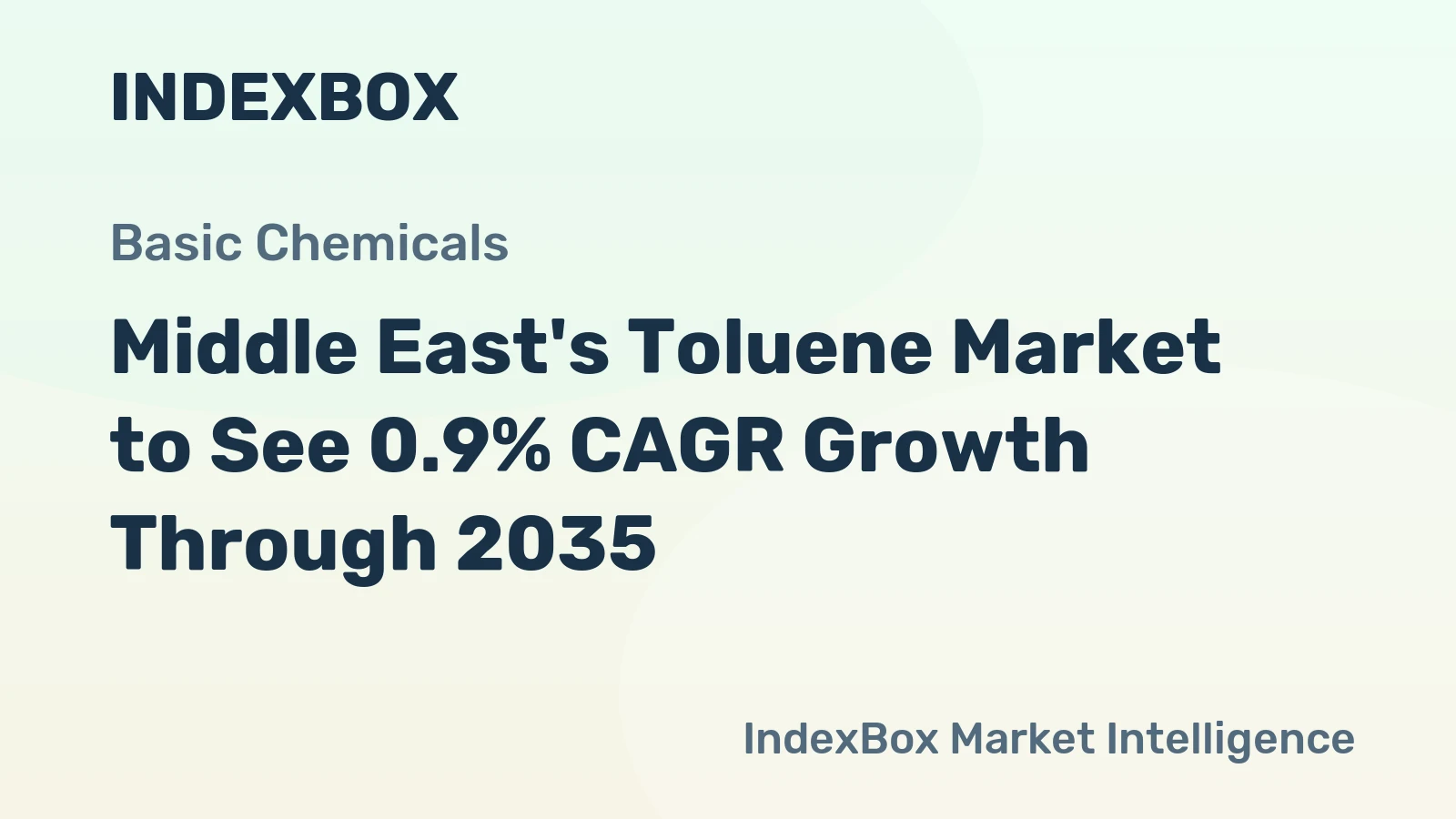 Middle East's Toluene Market to See 0.9% CAGR Growth Through 2035