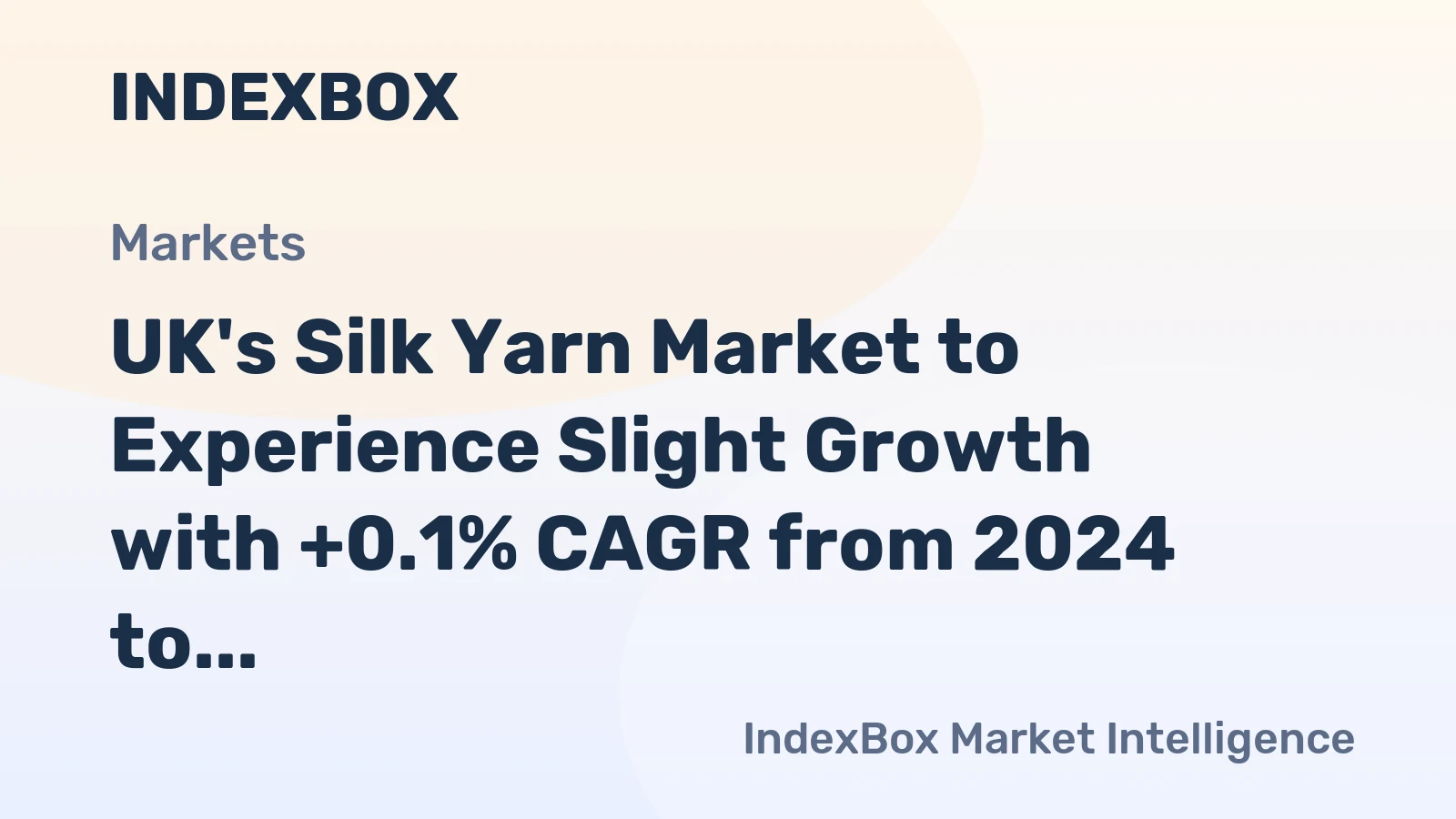 UK's Silk Yarn Market to Experience Slight Growth with +0.1% CAGR from 2024 to 2035