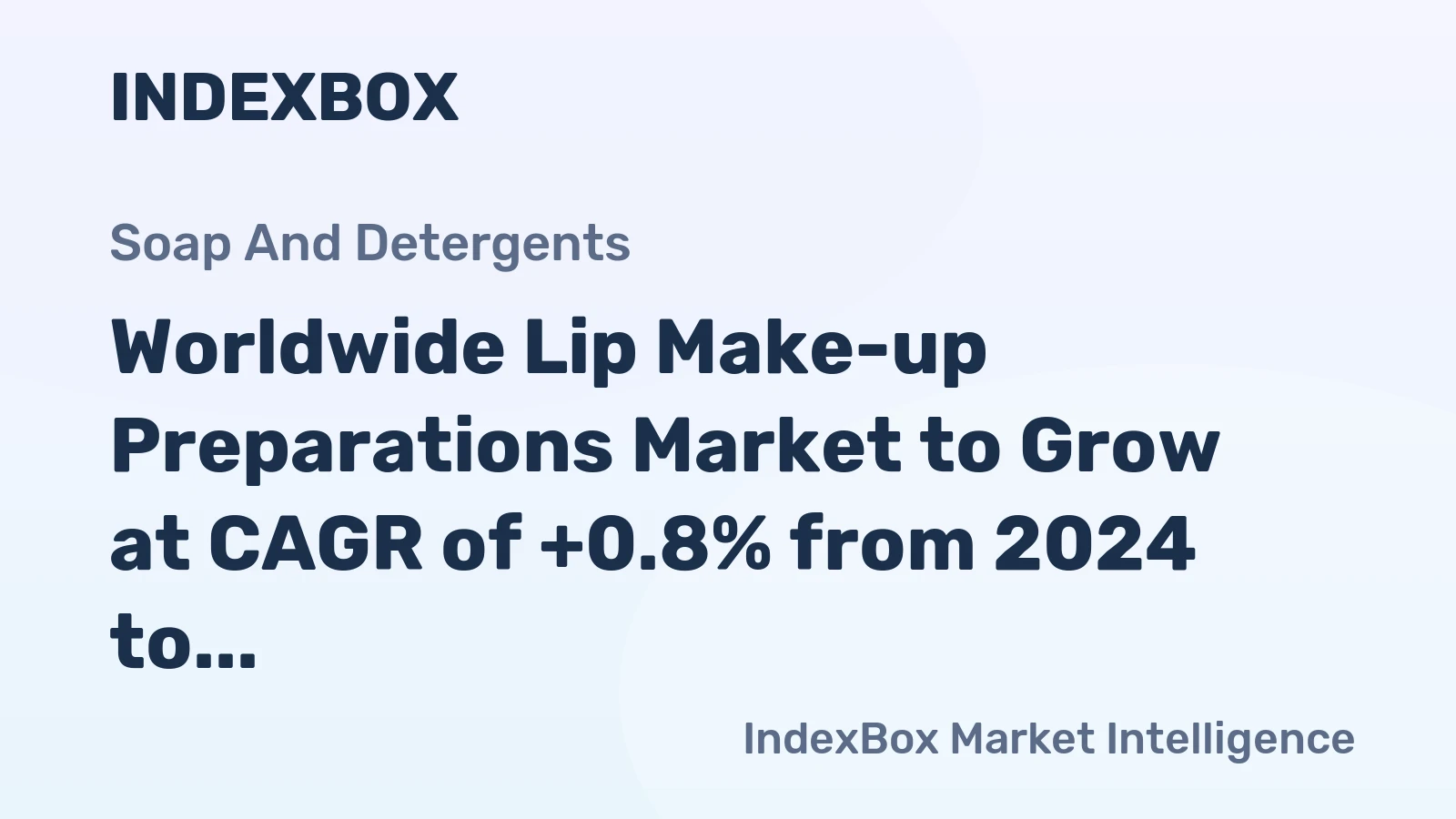 Worldwide Lip Make-up Preparations Market to Grow at CAGR of +0.8% from 2024 to 2035, Reaching 327K Tons