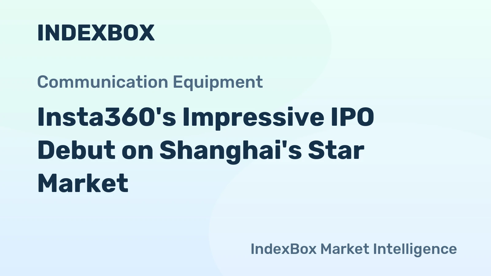 Insta360's Impressive IPO Debut on Shanghai's Star Market
