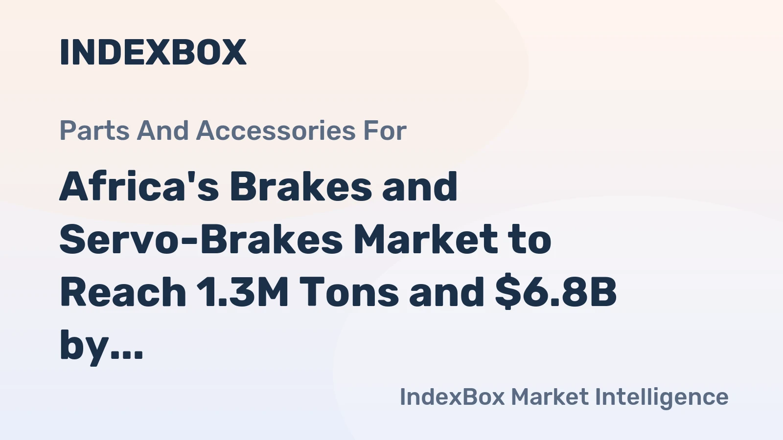 Africa's Brakes and Servo-Brakes Market to Reach 1.3M Tons and $6.8B by 2035, Showing Resilient Growth