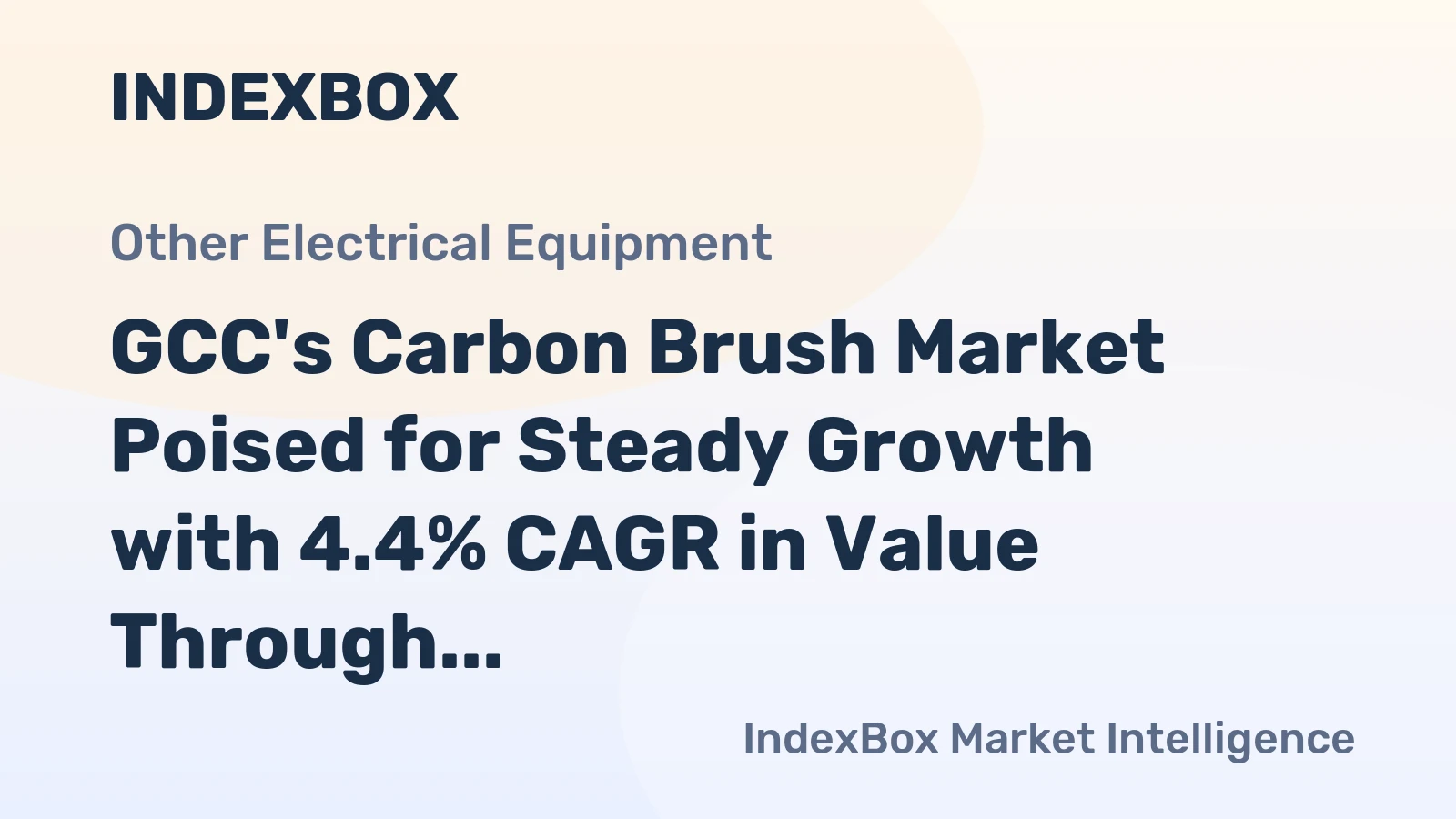 GCC's Carbon Brush Market Poised for Steady Growth with 4.4% CAGR in Value Through 2035