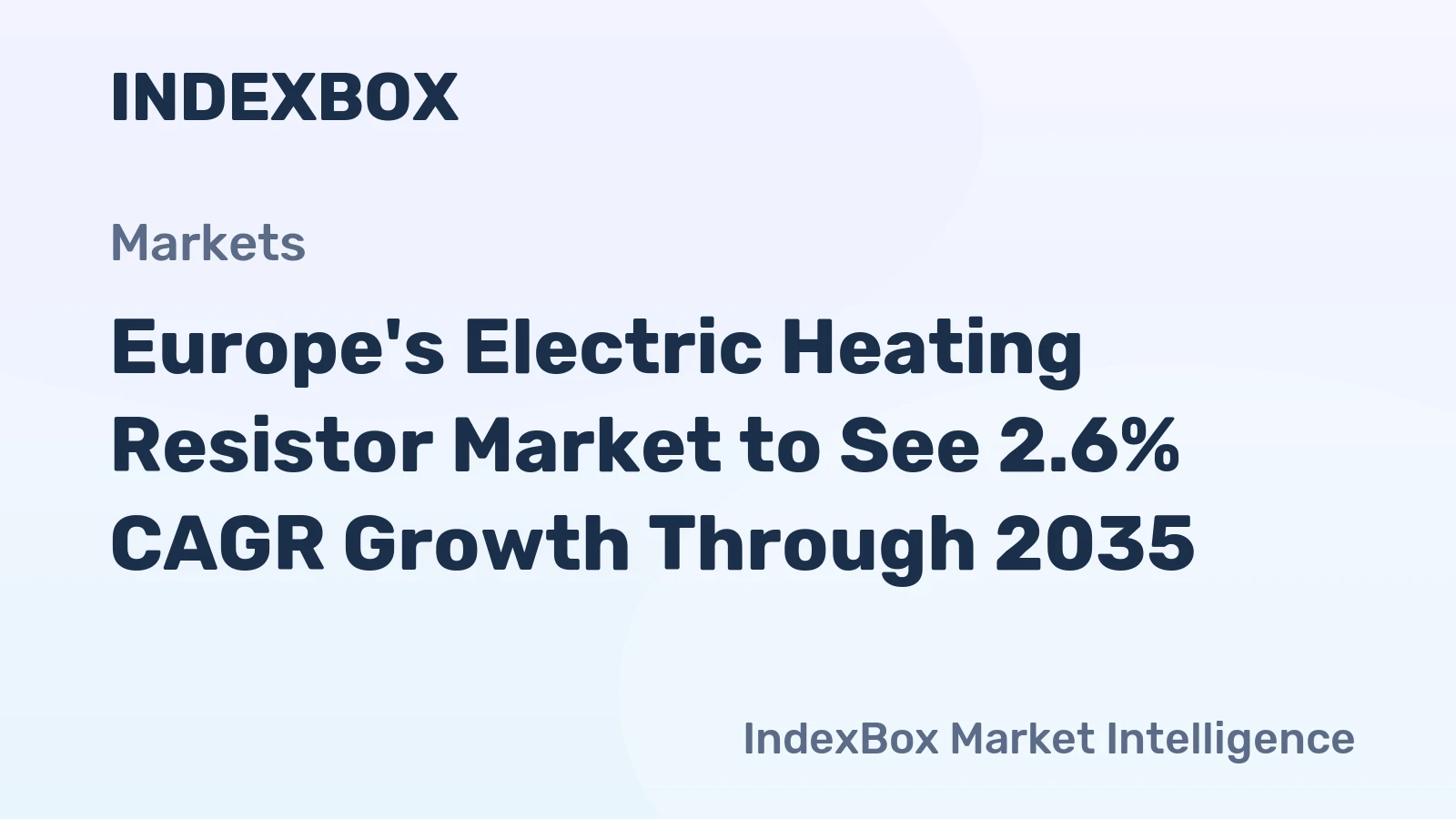 Europe's Electric Heating Resistor Market to See 2.6% CAGR Growth Through 2035