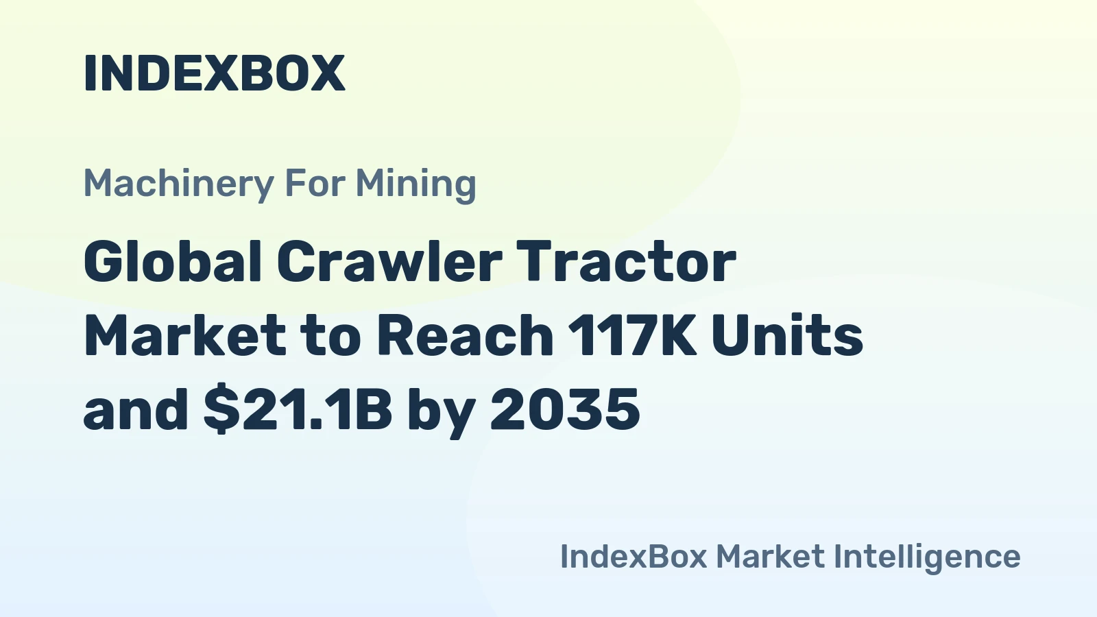 Global Crawler Tractor Market to Reach 117K Units and $21.1B by 2035