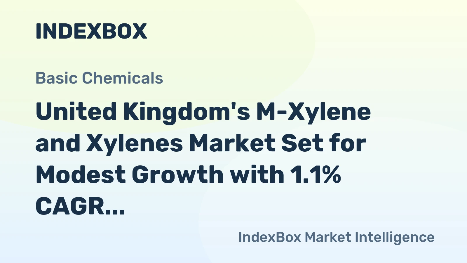 United Kingdom's M-Xylene and Xylenes Market Set for Modest Growth with 1.1% CAGR in Value