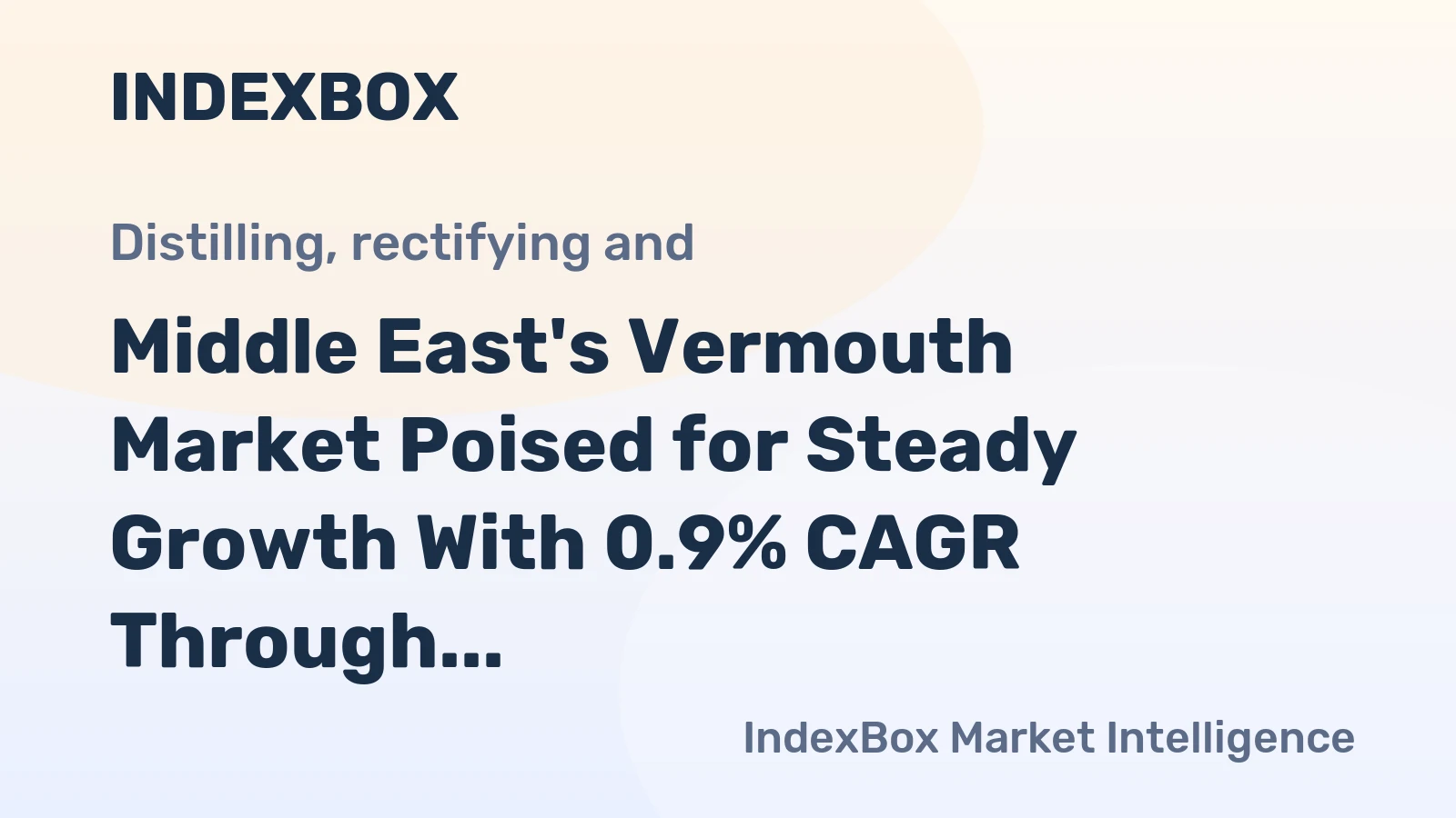 Middle East's Vermouth Market Poised for Steady Growth With 0.9% CAGR Through 2035