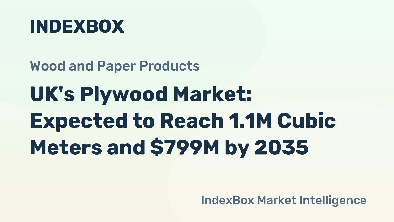 UK's Plywood Market: Expected to Reach 1.1M Cubic Meters and $799M by 2035