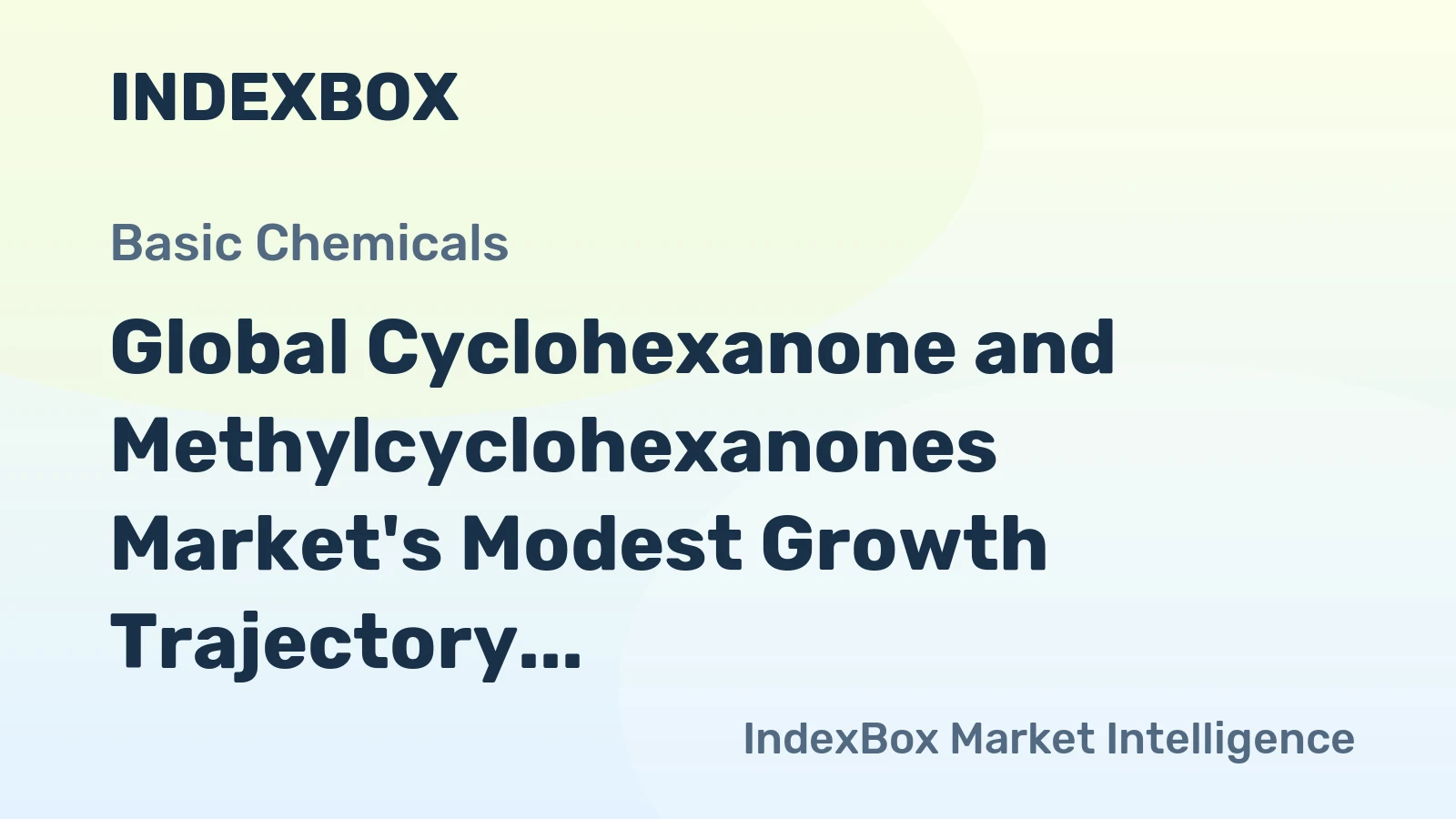 Global Cyclohexanone and Methylcyclohexanones Market's Modest Growth Trajectory with +0.4% CAGR Through 2035