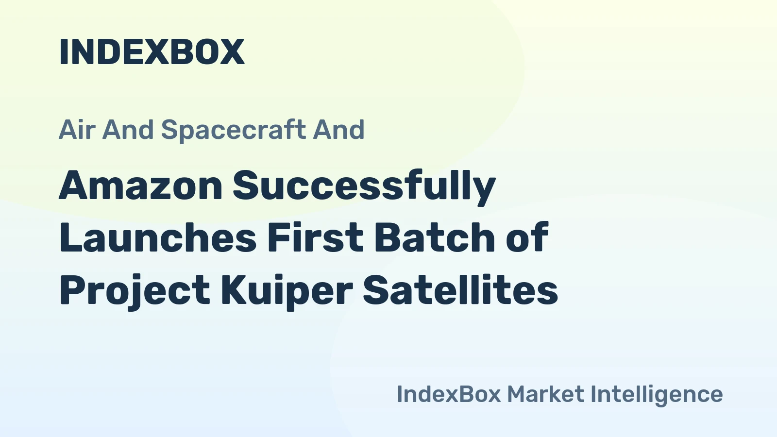 Amazon Successfully Launches First Batch of Project Kuiper Satellites