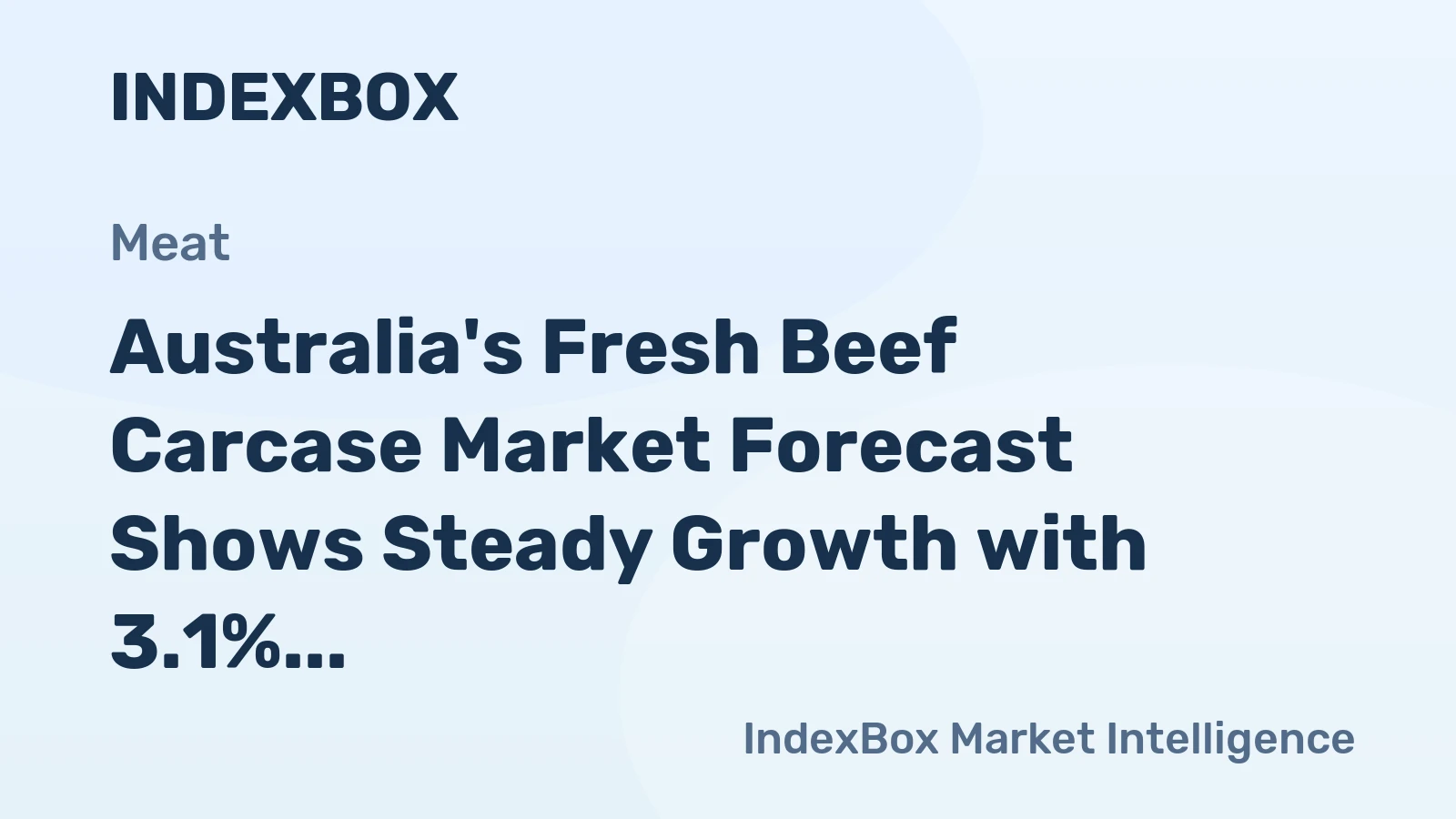 Australia's Fresh Beef Carcase Market Forecast Shows Steady Growth with 3.1% CAGR in Value Through 2035