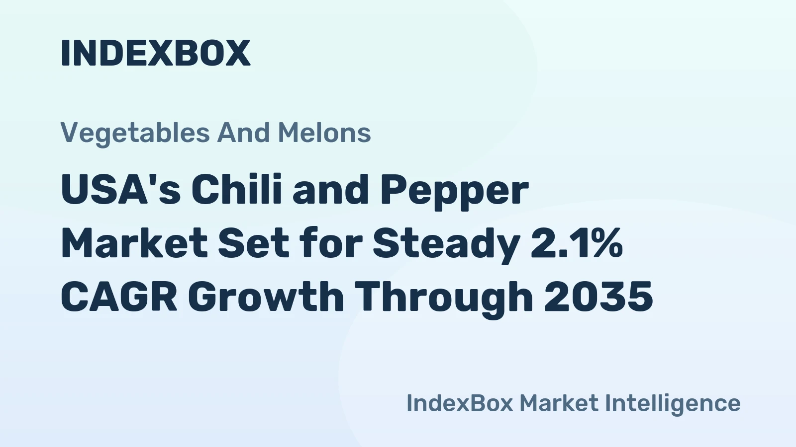 USA's Chili and Pepper Market Set for Steady 2.1% CAGR Growth Through 2035