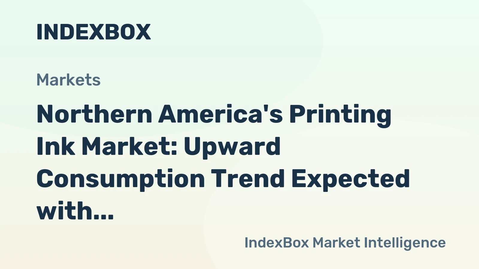Northern America's Printing Ink Market: Upward Consumption Trend Expected with Market Volume Reaching 457K tons and Market Value at $6B by 2035