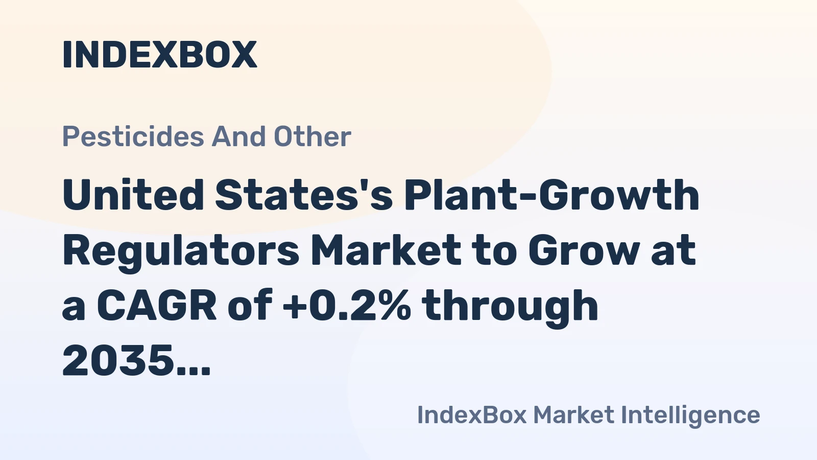 United States's Plant-Growth Regulators Market to Grow at a CAGR of +0.2% through 2035