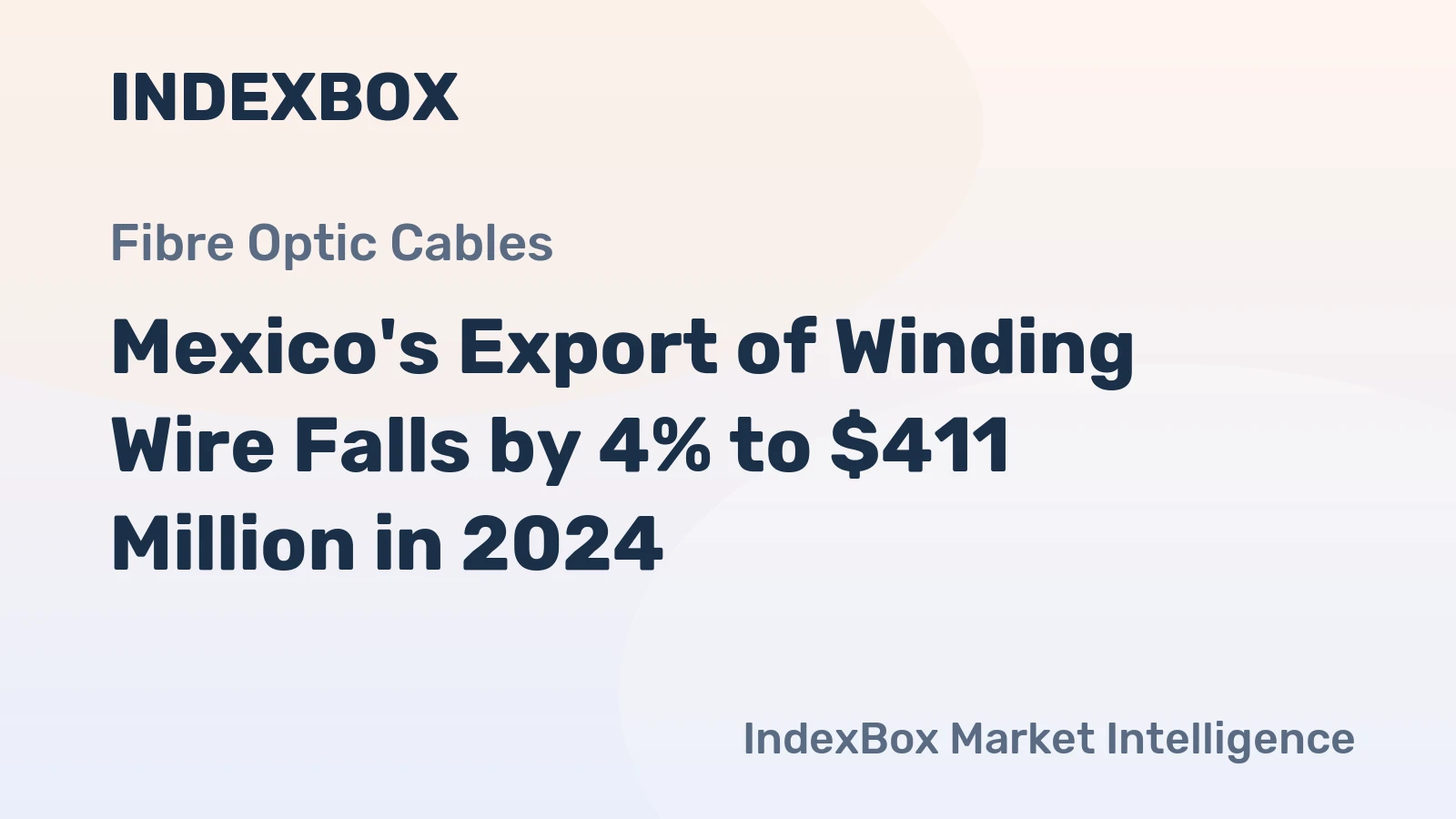 Mexico's Export of Winding Wire Falls by 4% to $411 Million in 2024