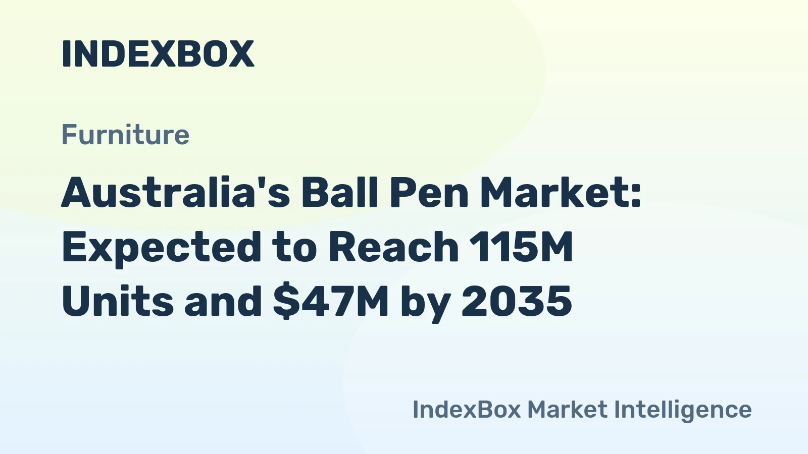 Australia's Ball Pen Market: Expected to Reach 115M Units and $47M by 2035