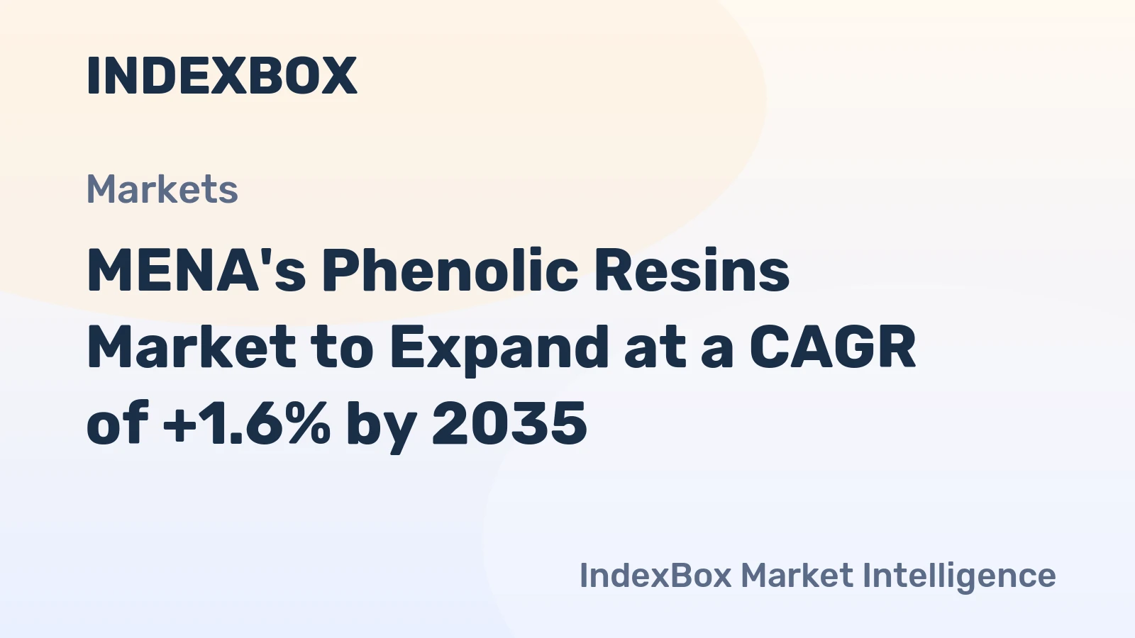 MENA's Phenolic Resins Market to Expand at a CAGR of +1.6% by 2035