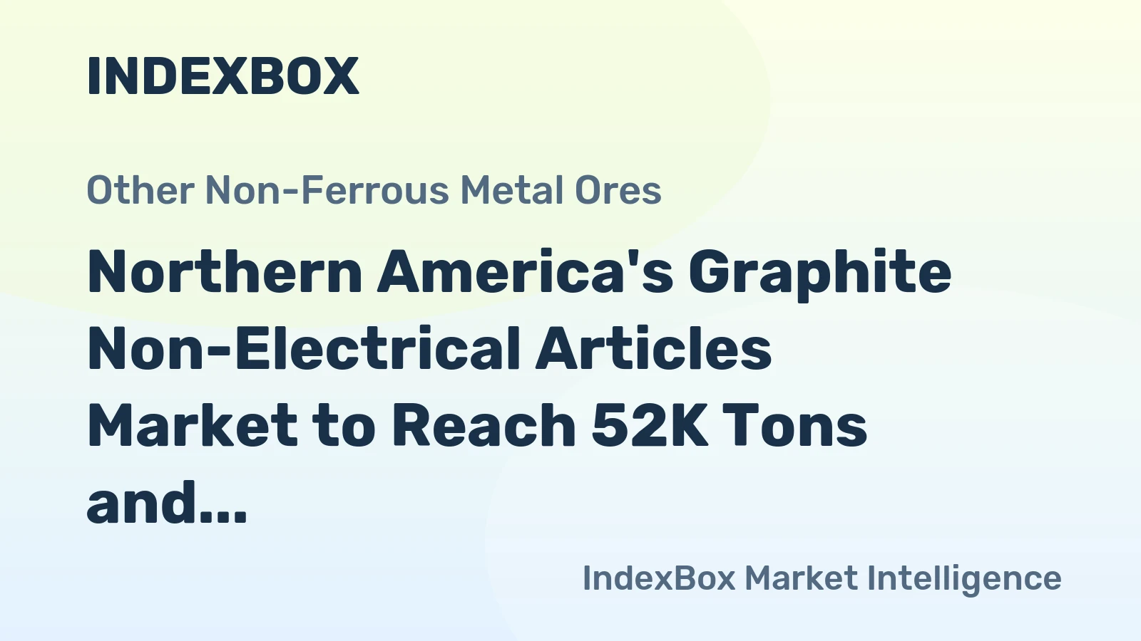 Northern America's Graphite Non-Electrical Articles Market to Reach 52K Tons and $2.5B by 2035