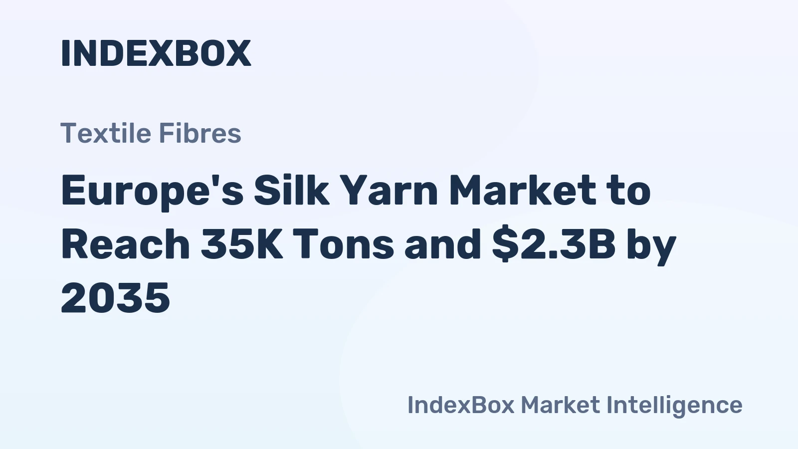 Europe's Silk Yarn Market to Reach 35K Tons and $2.3B by 2035