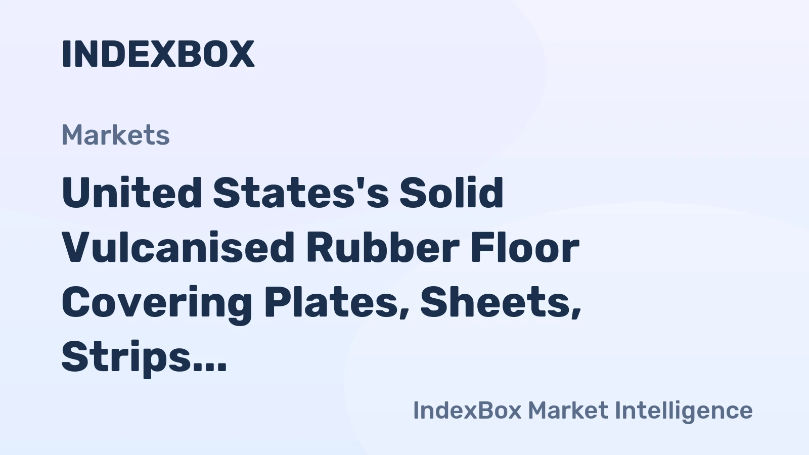 United States's Solid Vulcanised Rubber Floor Covering Plates, Sheets, Strips Market to Expand at 1.3% CAGR, Reach $1.2B by 2035
