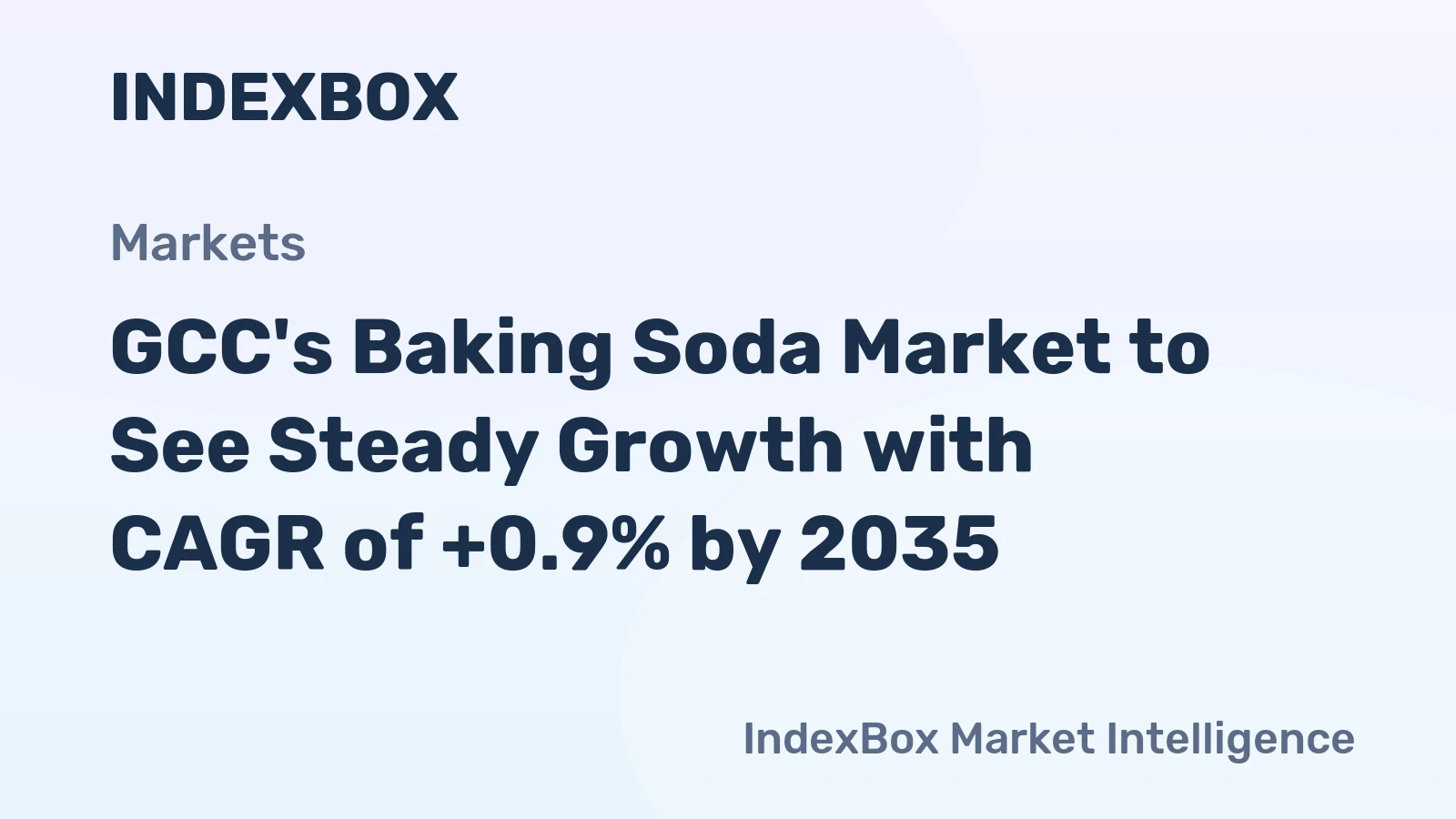 GCC's Baking Soda Market to See Steady Growth with CAGR of +0.9% by 2035
