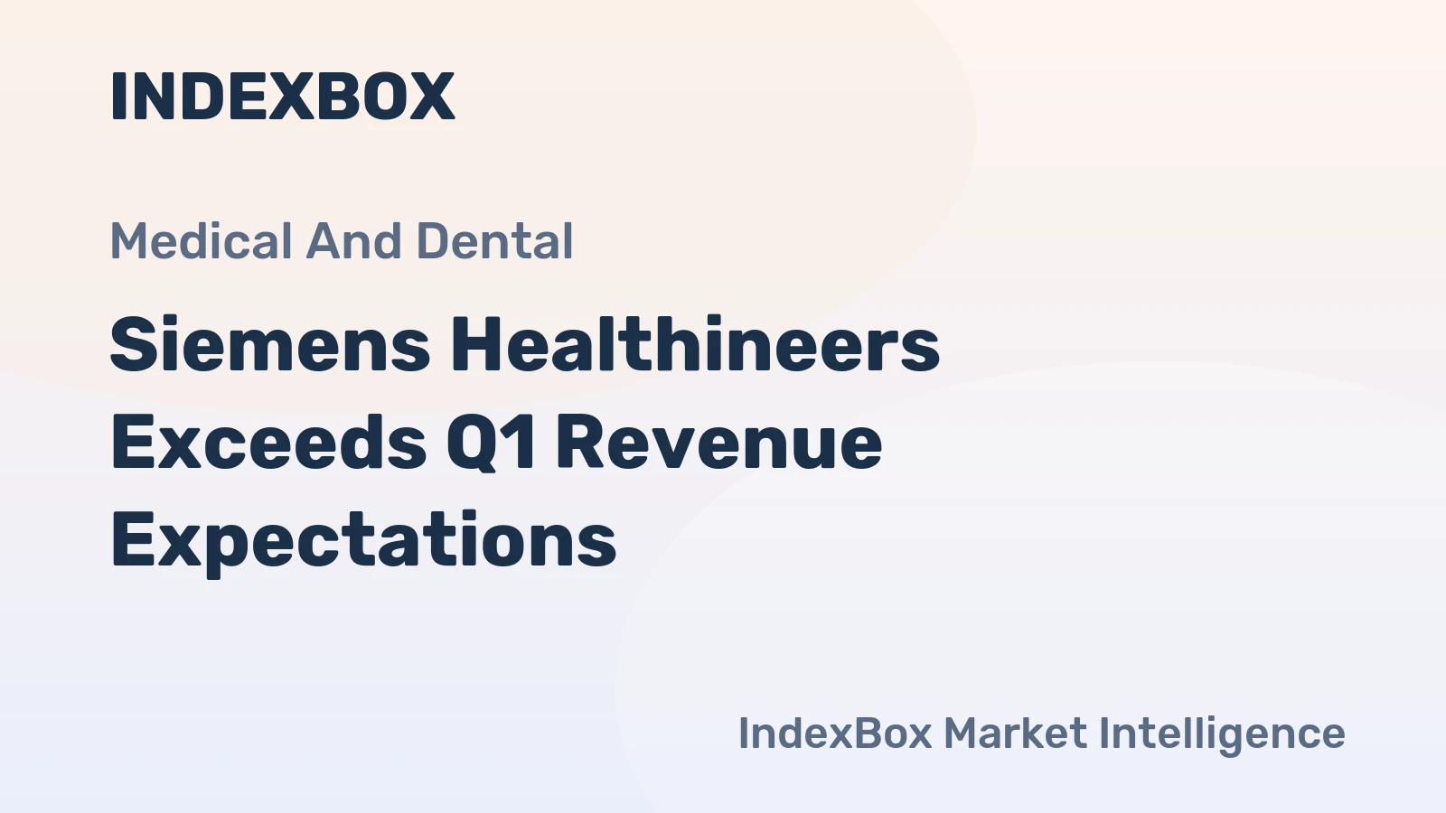 Siemens Healthineers Exceeds Q1 Revenue Expectations