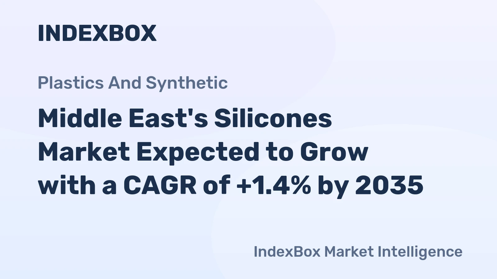 Middle East's Silicones Market Expected to Grow with a CAGR of +1.4% by 2035