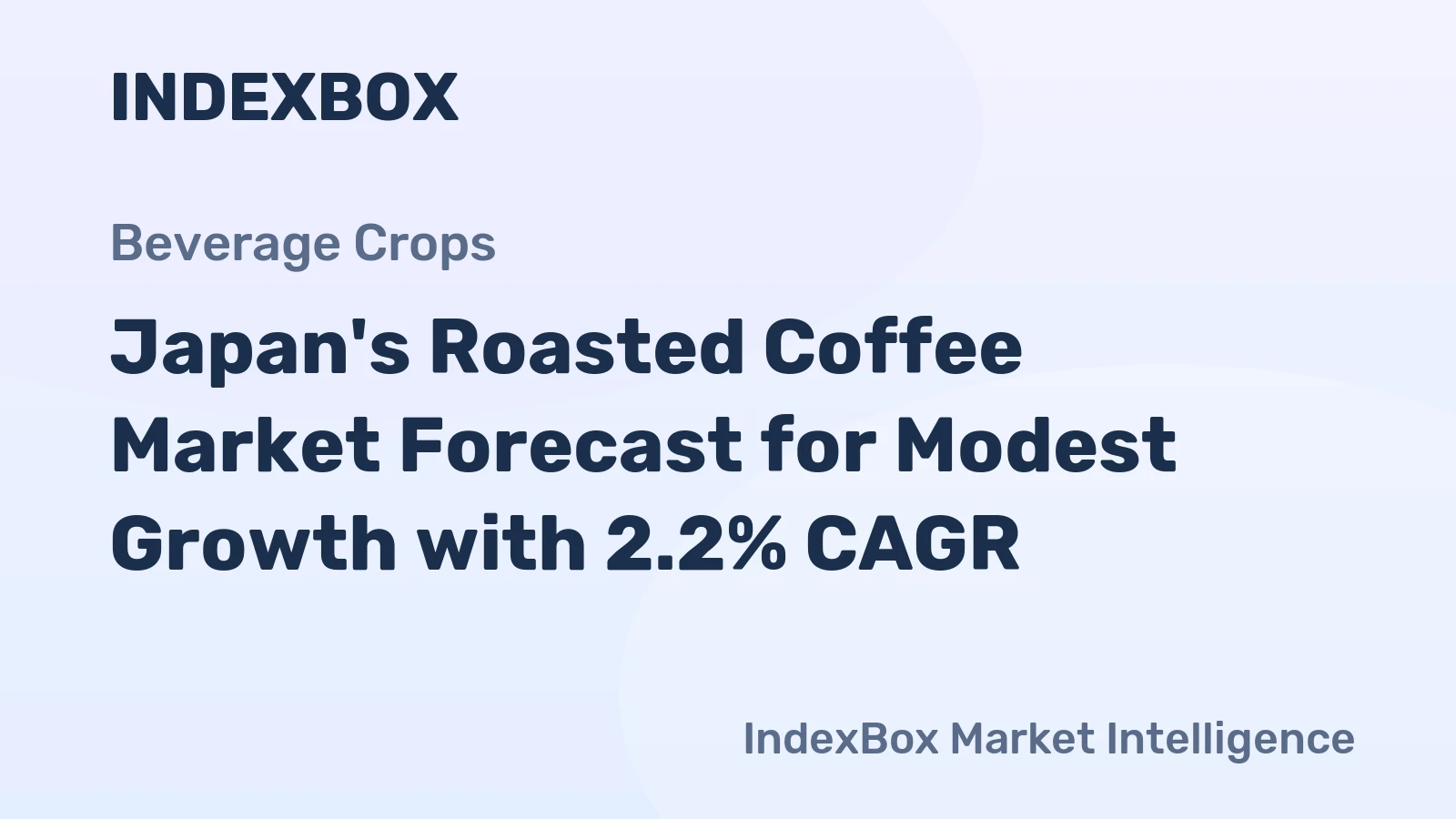 Japan's Roasted Coffee Market Forecast for Modest Growth with 2.2% CAGR