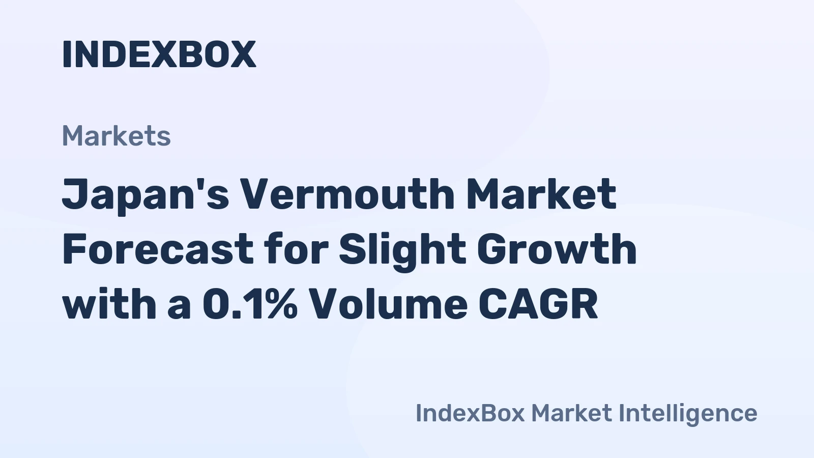 Japan's Vermouth Market Forecast for Slight Growth with a 0.1% Volume CAGR