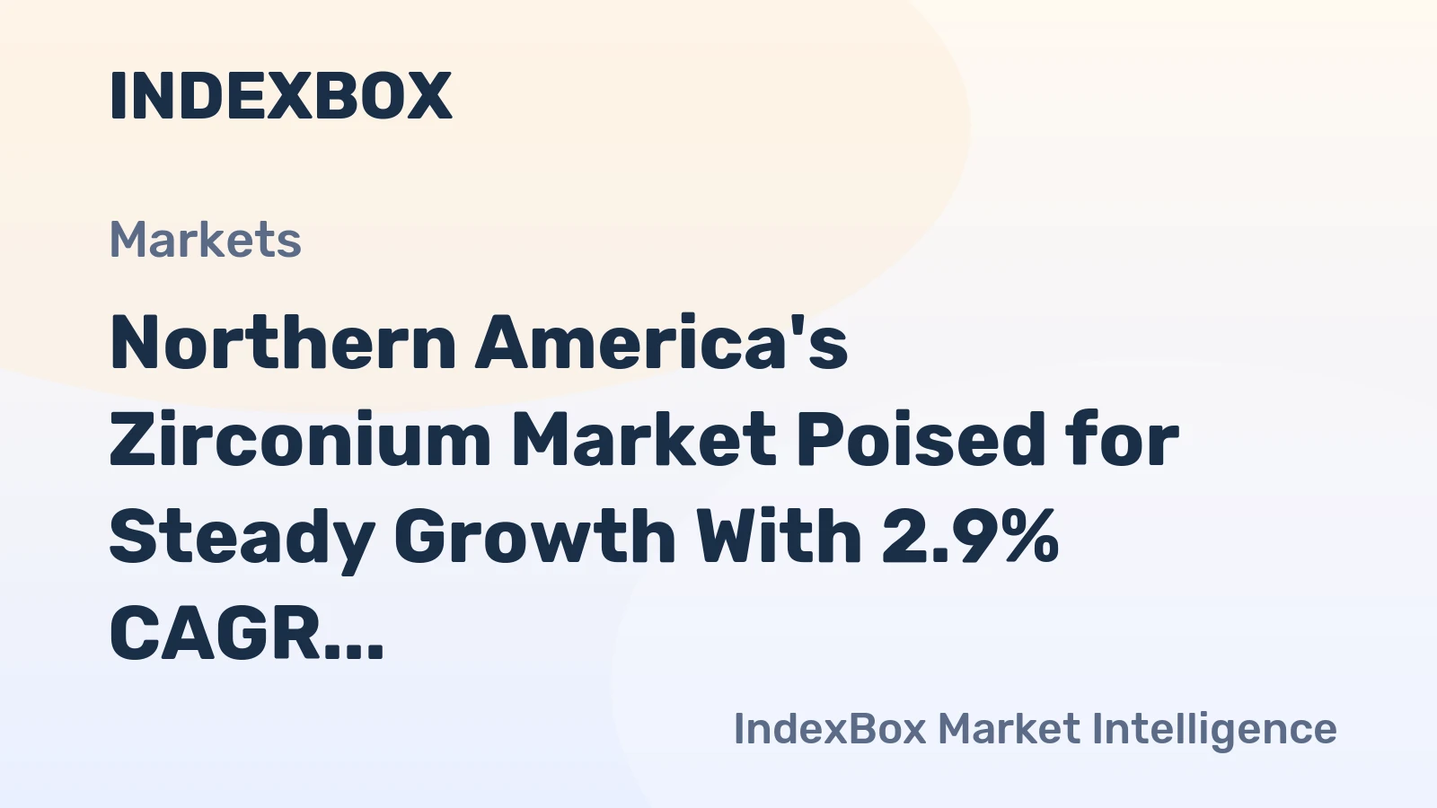 Northern America's Zirconium Market Poised for Steady Growth With 2.9% CAGR Through 2035