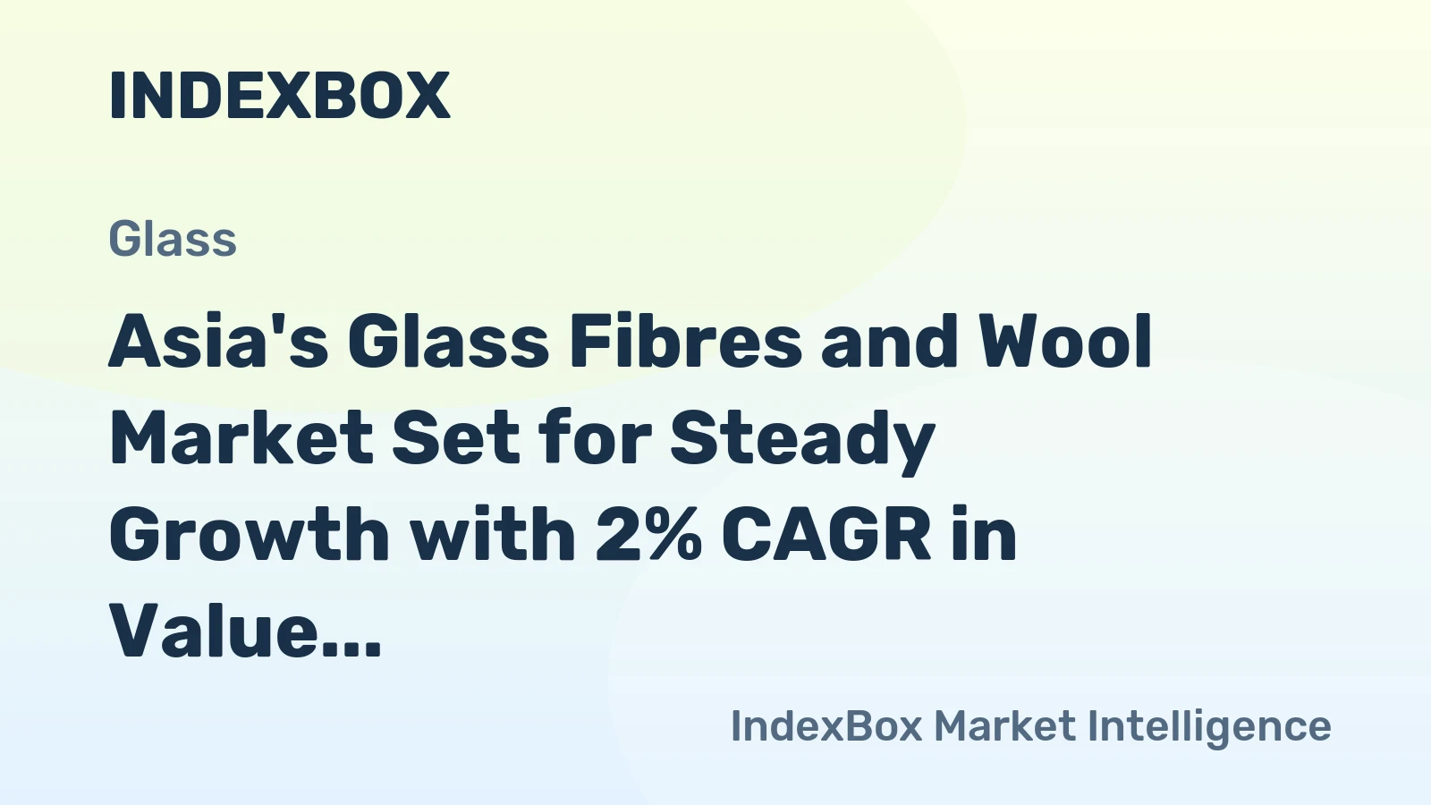 Asia's Glass Fibres and Wool Market Set for Steady Growth with 2% CAGR in Value Through 2035