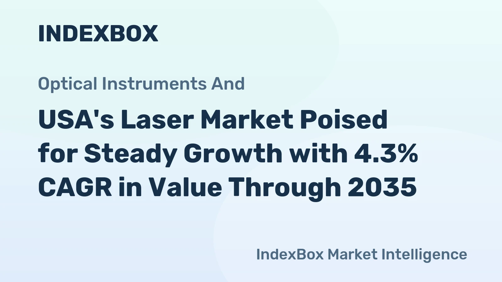 USA's Laser Market Poised for Steady Growth with 4.3% CAGR in Value Through 2035