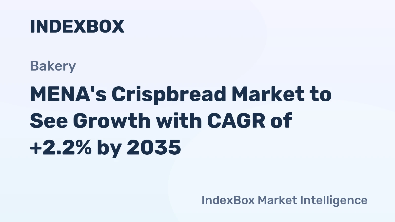 MENA's Crispbread Market to See Growth with CAGR of +2.2% by 2035