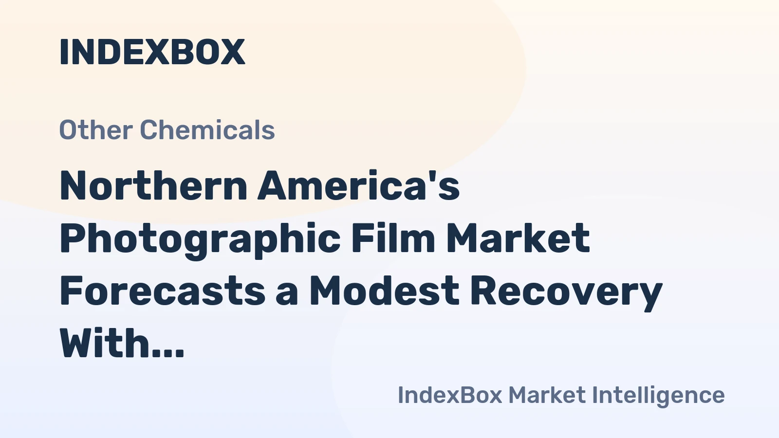 Northern America's Photographic Film Market Forecasts a Modest Recovery With a 1.5% Volume CAGR