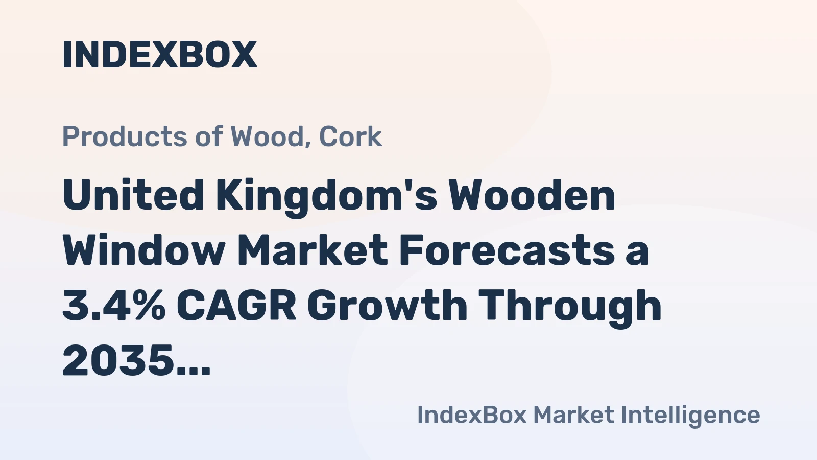 United Kingdom's Wooden Window Market Forecasts a 3.4% CAGR Growth Through 2035