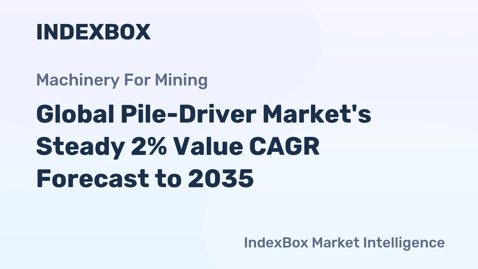 Global Pile-Driver Market's Steady 2% Value CAGR Forecast to 2035
