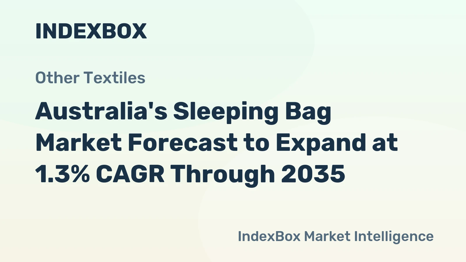 Australia's Sleeping Bag Market Forecast to Expand at 1.3% CAGR Through 2035