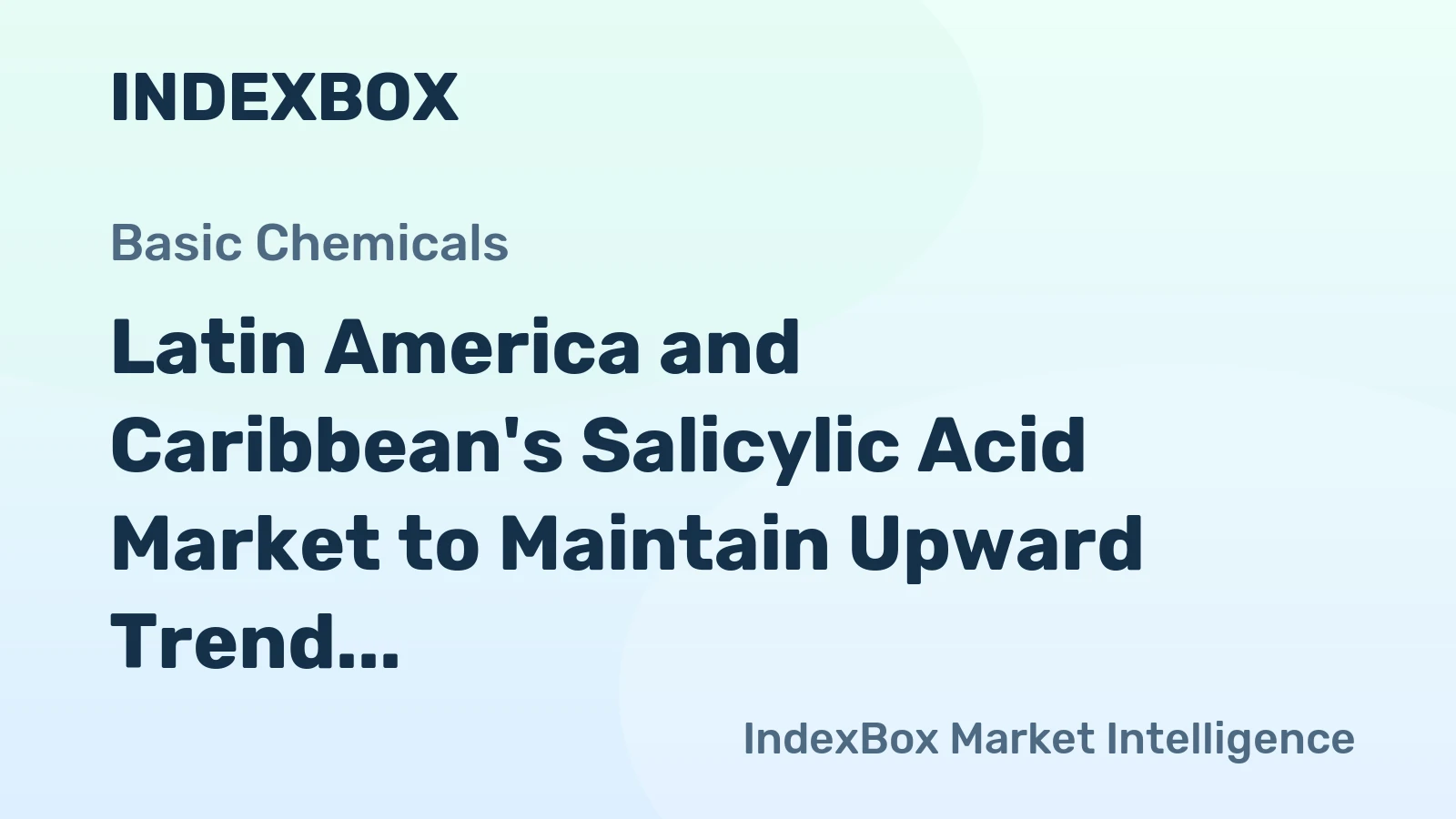 Latin America and Caribbean's Salicylic Acid Market to Maintain Upward Trend with Anticipated CAGR of +0.5% through 2035