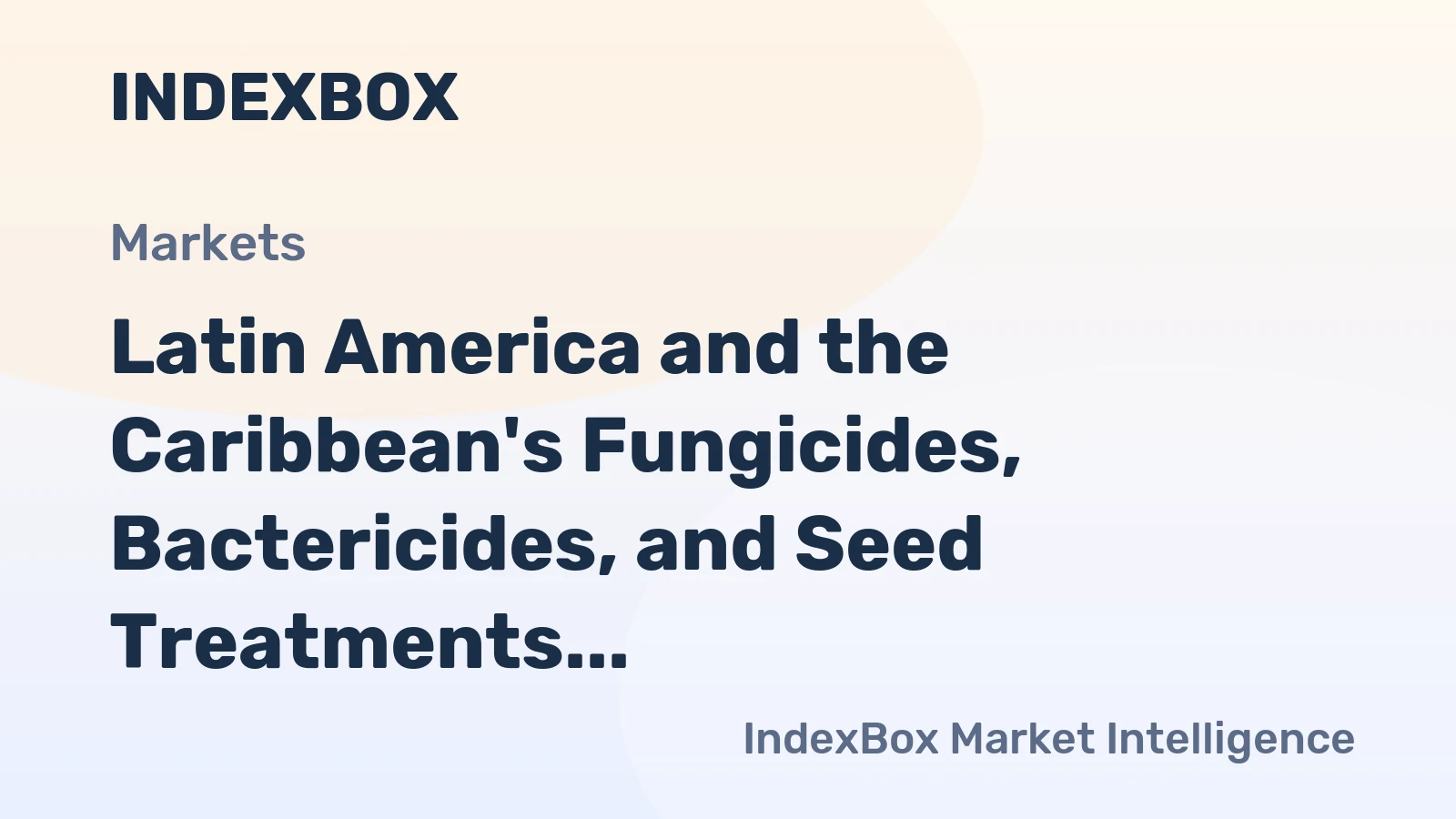 Latin America and the Caribbean's Fungicides, Bactericides, and Seed Treatments Market to Reach 503K Tons and $4.5B by 2035