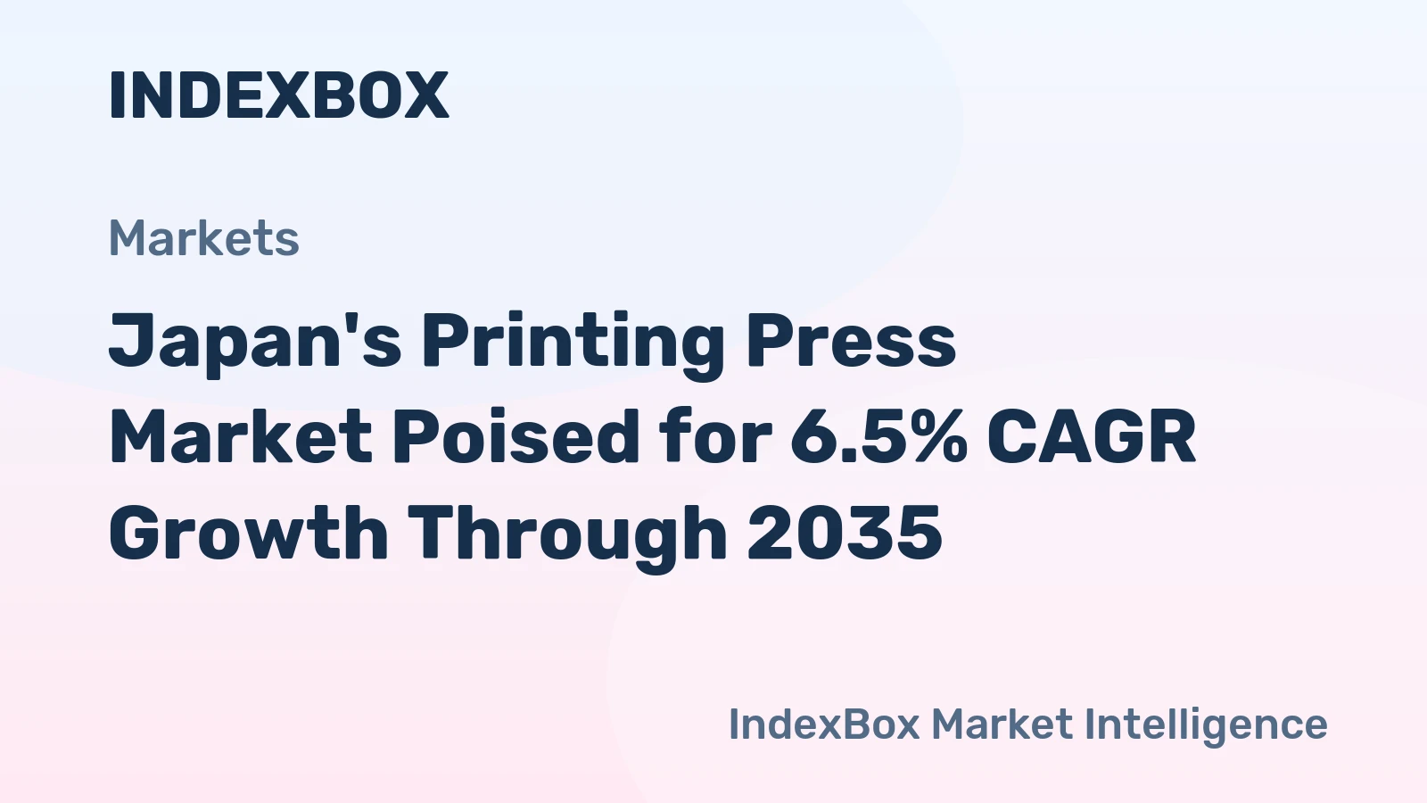 Japan's Printing Press Market Poised for 6.5% CAGR Growth Through 2035