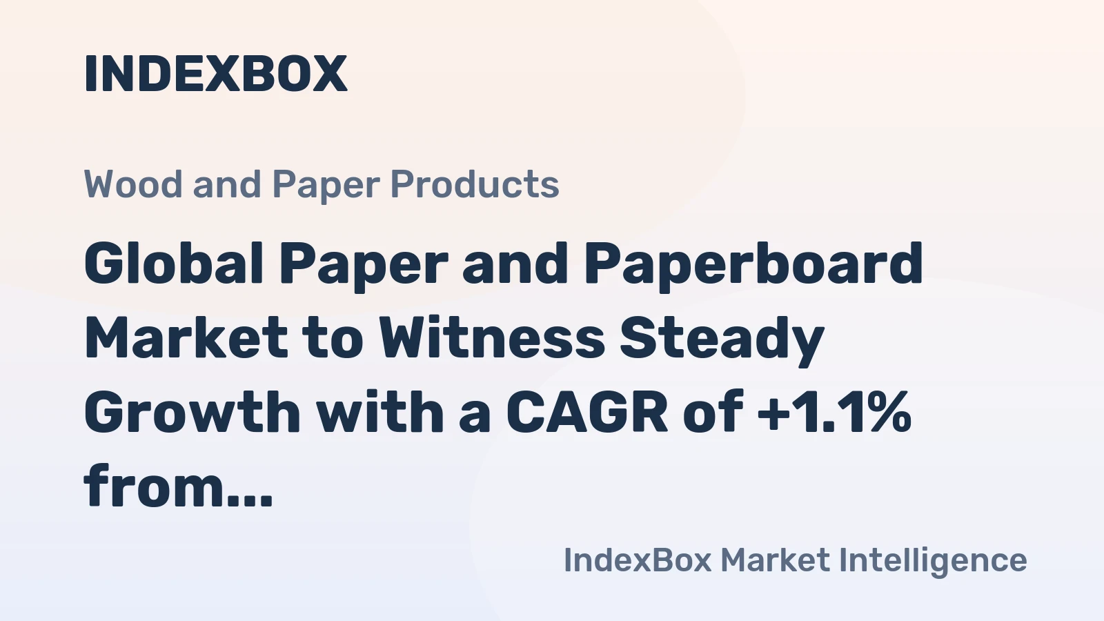 Global Paper and Paperboard Market to Witness Steady Growth with a CAGR of +1.1% from 2024-2035, Reaching $600B by 2035