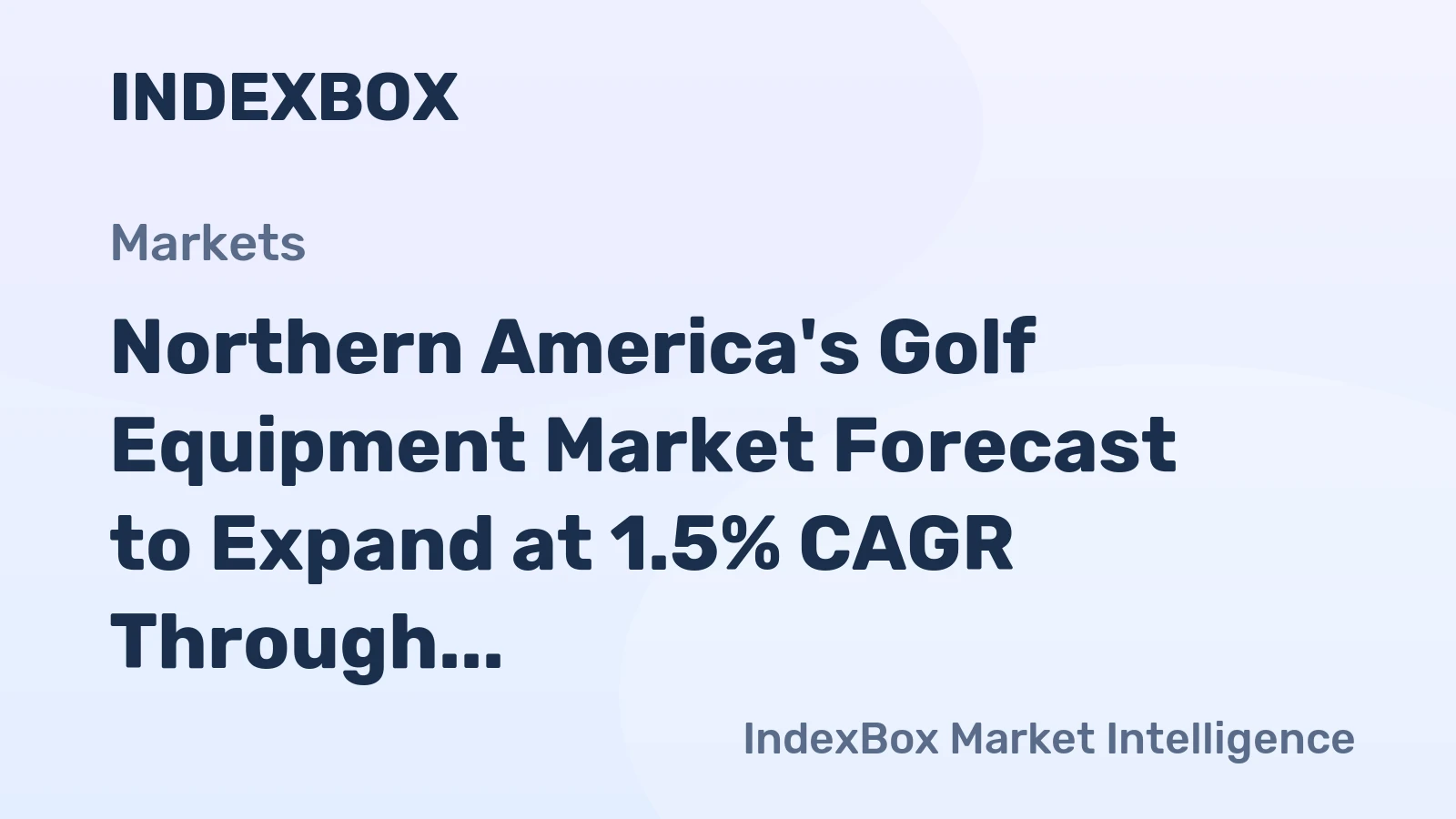 Northern America's Golf Equipment Market Forecast to Expand at 1.5% CAGR Through 2035
