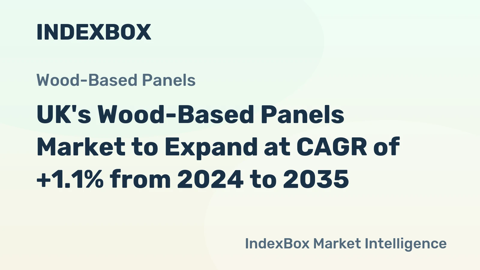 UK's Wood-Based Panels Market to Expand at CAGR of +1.1% from 2024 to 2035